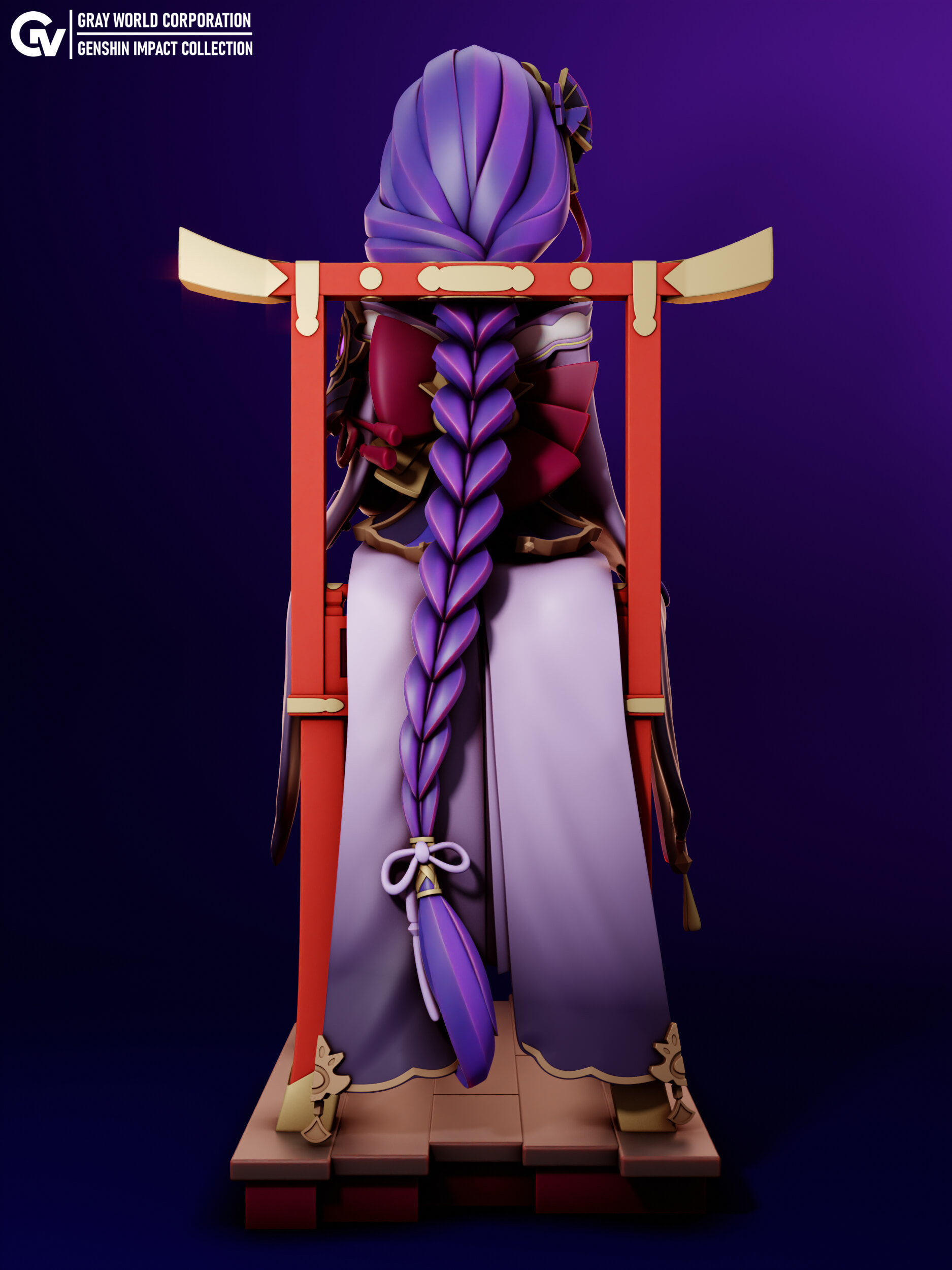 Raiden Shogun - Genshin Impact 3D Print Model by Gray World Corporation