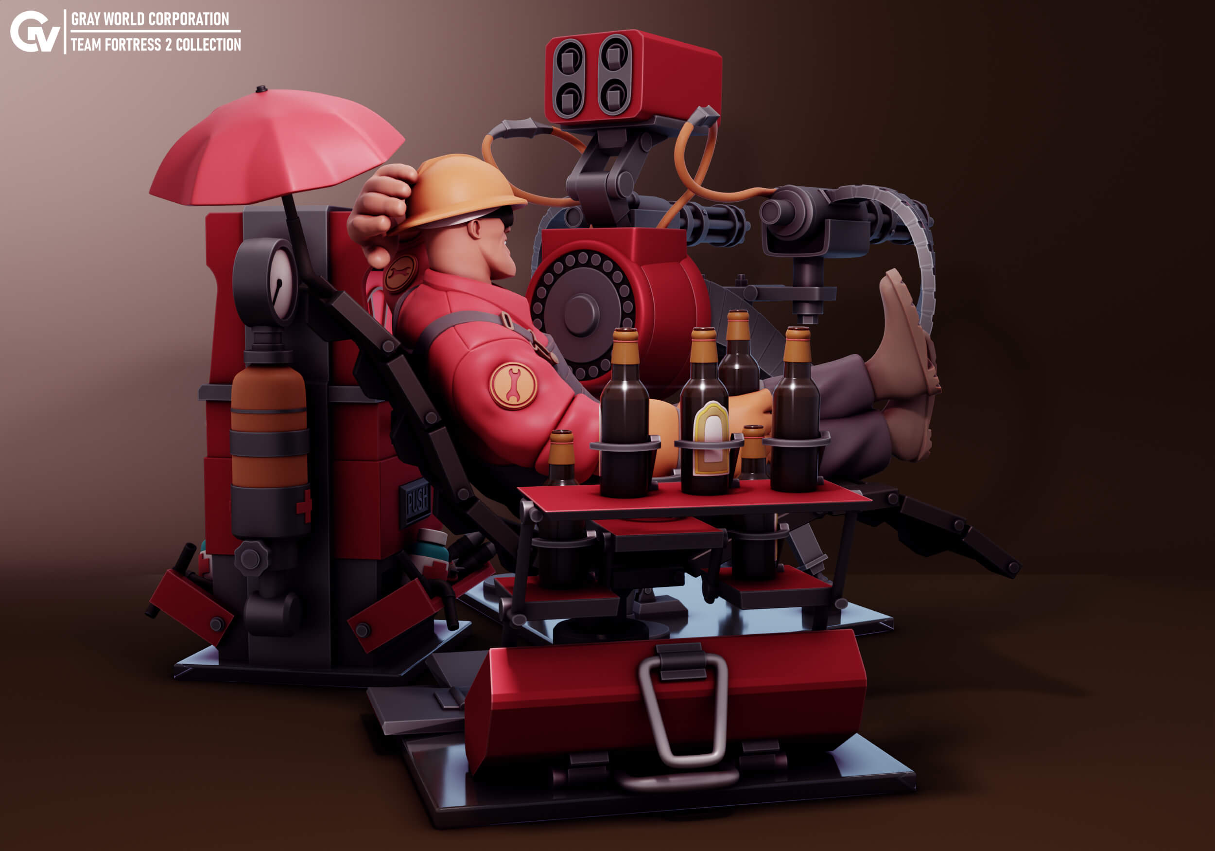 Rancho Relaxo - Team Fortress 2 3D Print Model by Gray World Corporation