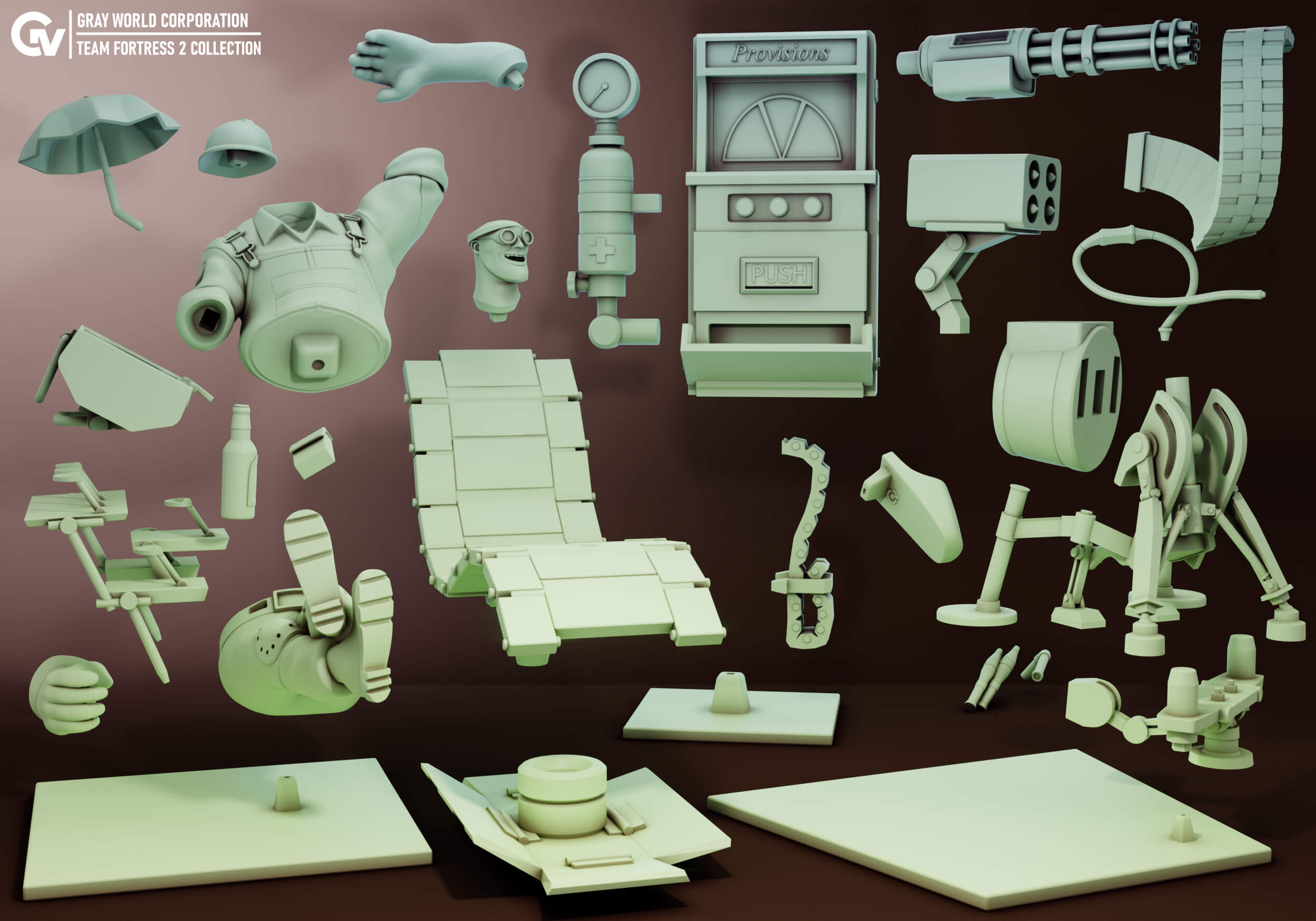 Rancho Relaxo - Team Fortress 2 3D Model by Gray World Corporation