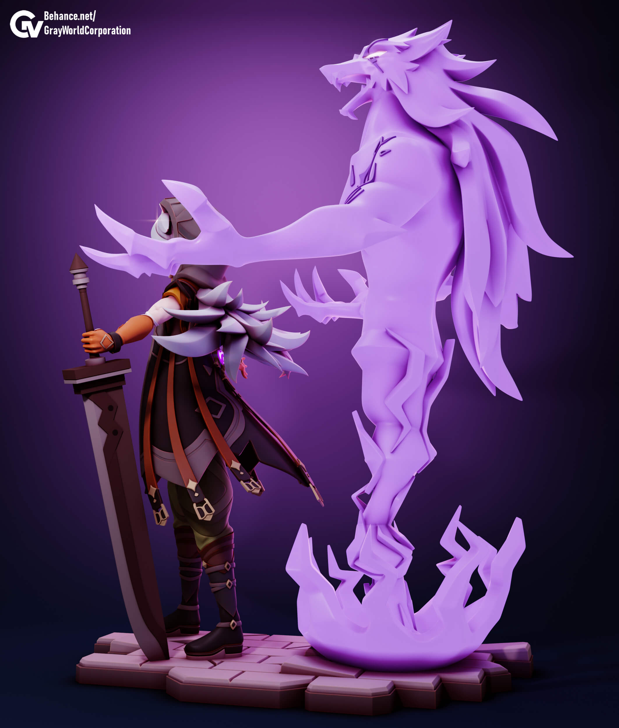 Razor - Genshin Impact 3D Print Model by Gray World Corporation