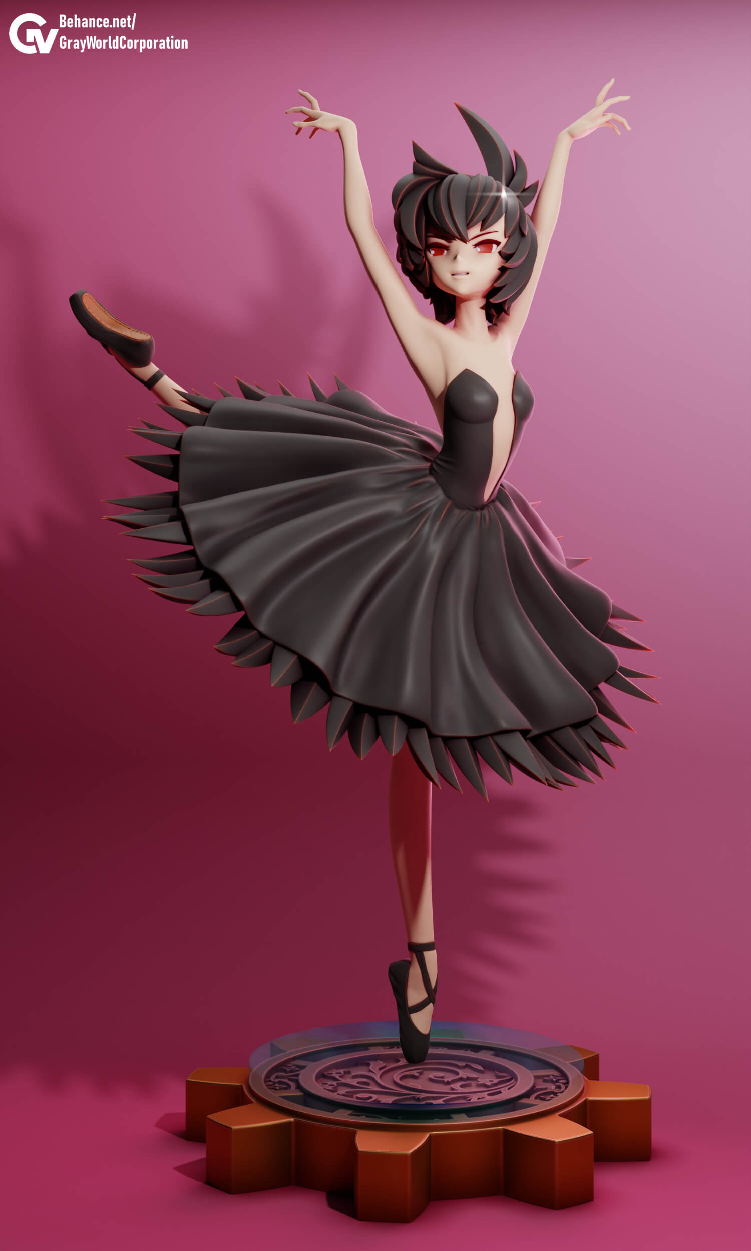 Rue - Princess Tutu 3D Model by Gray World Corporation