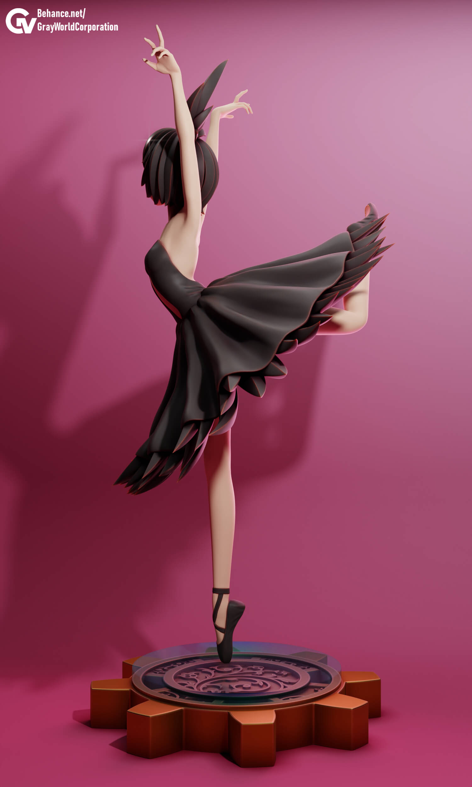 Rue - Princess Tutu 3D Print Model by Gray World Corporation