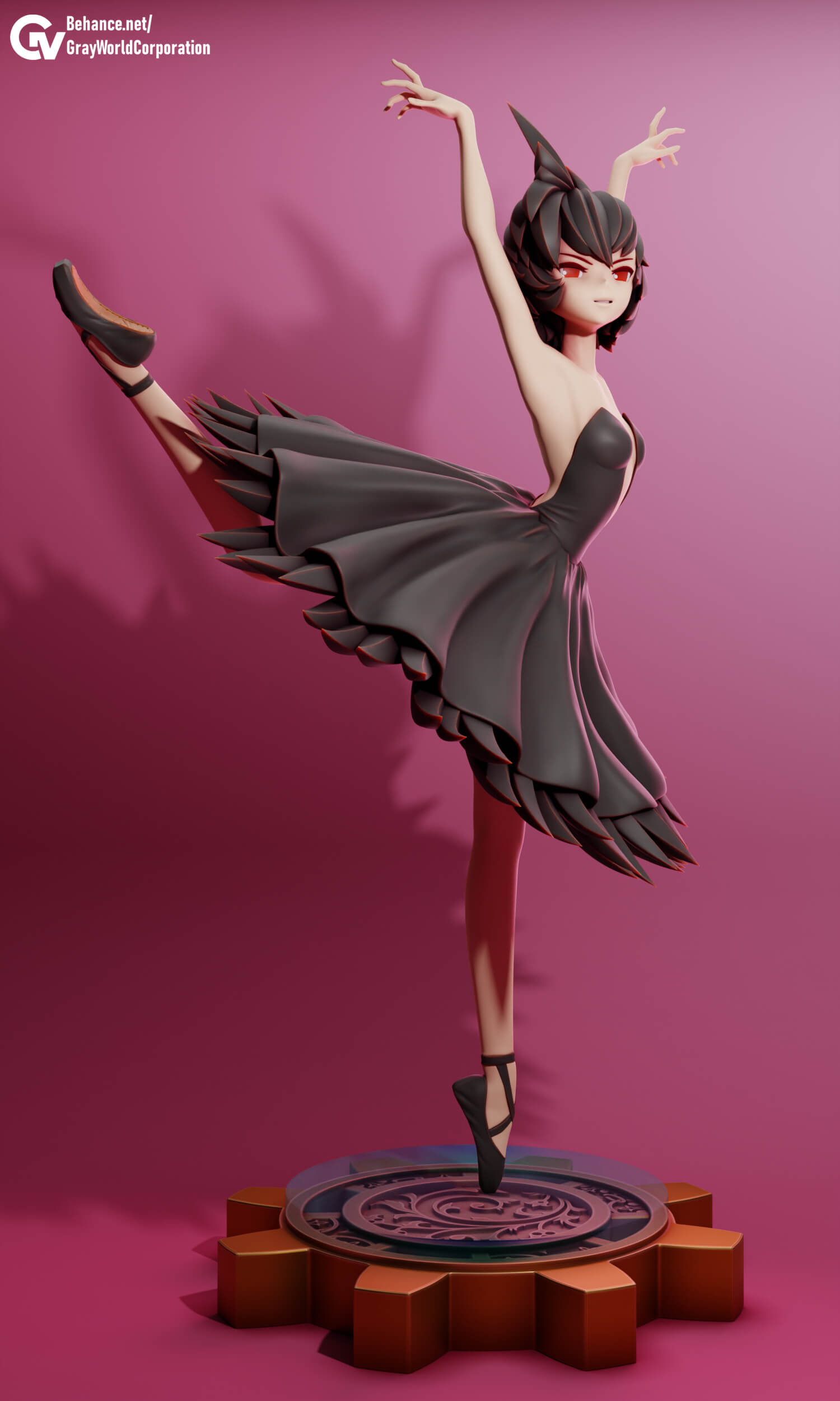 Rue - Princess Tutu 3D Model by Gray World Corporation
