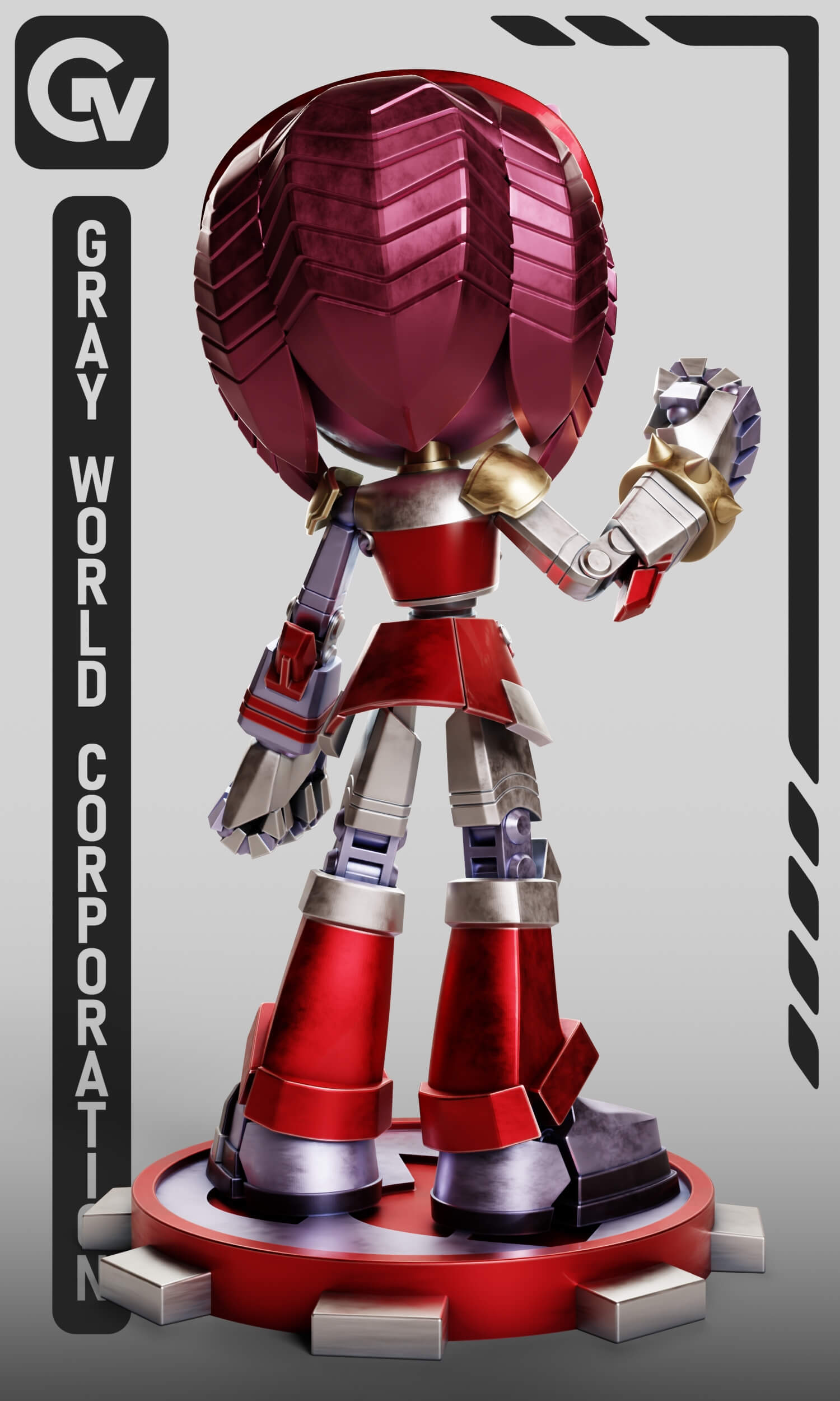 Rusty Rose - Sonic The Hedgehog 3D Print Model by Gray World Corporation