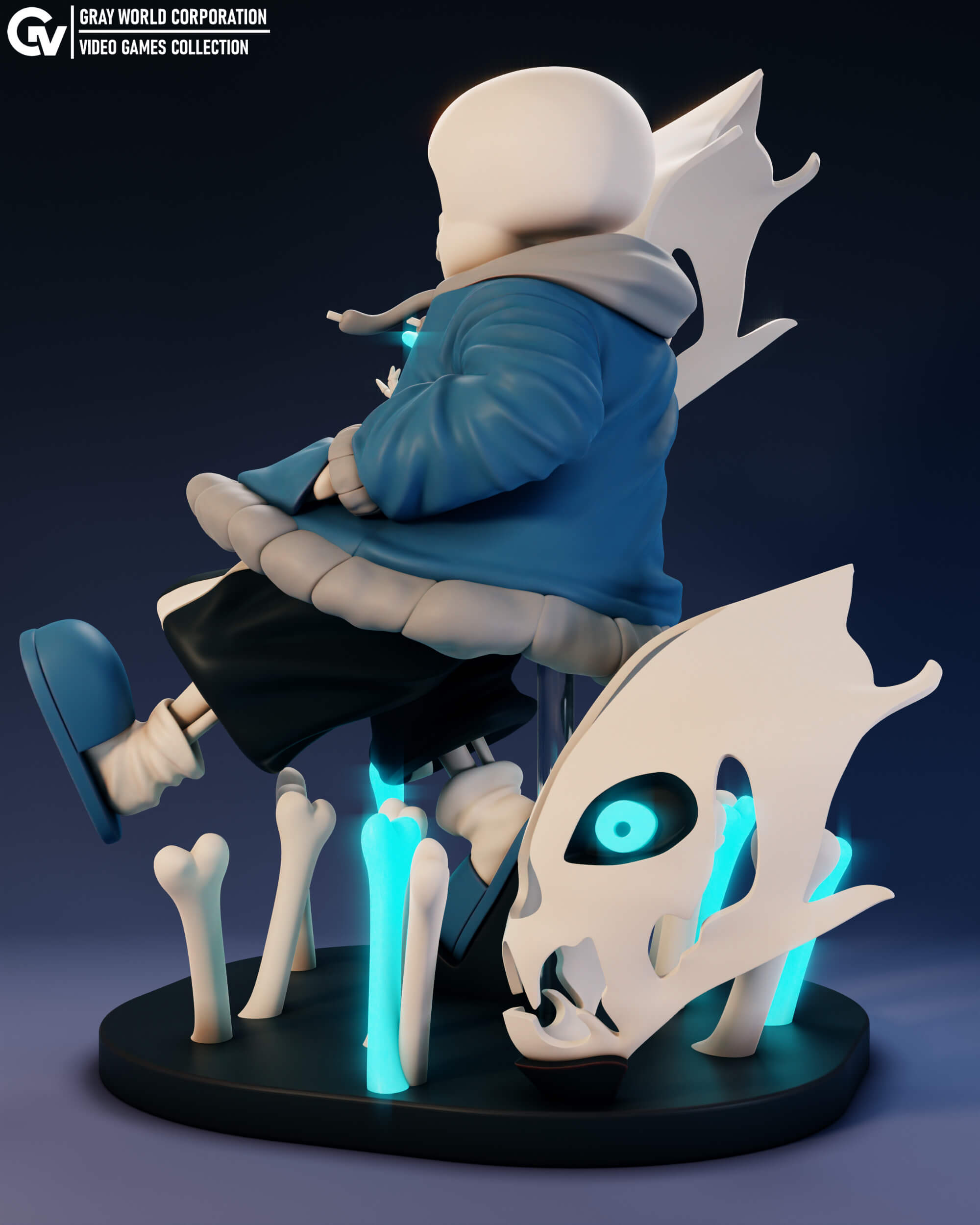 Sans - Undertale 3D Model by Gray World Corporation