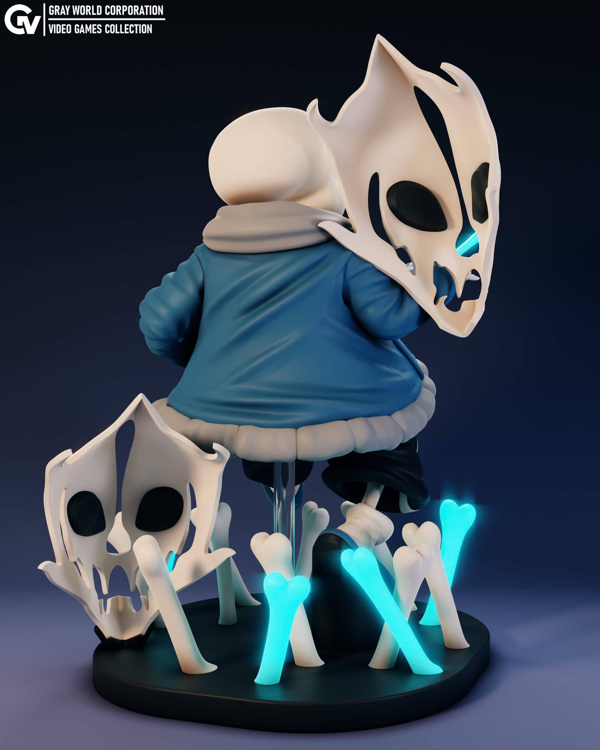 Sans - Undertale 3D Model by Gray World Corporation