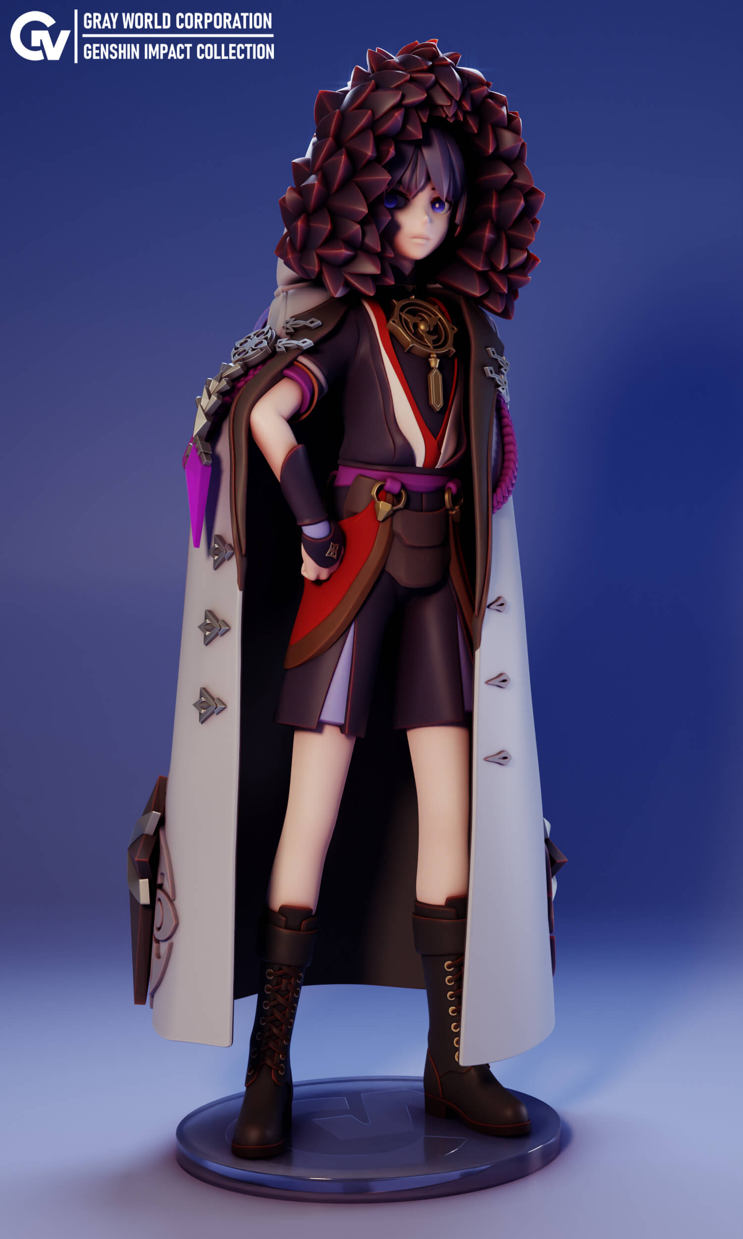 Scaramouche 2 - Genshin Impact 3D Model by Gray World Corporation