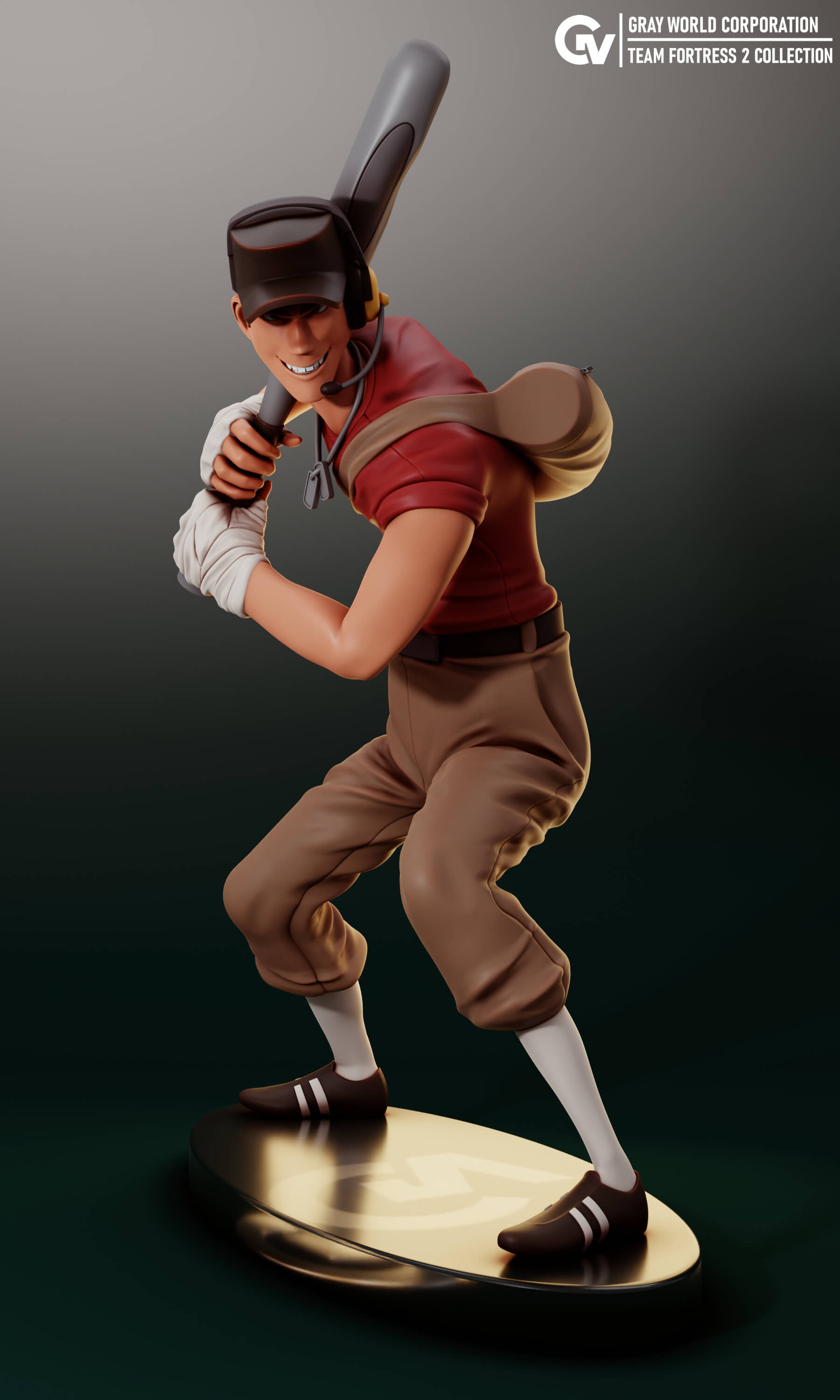 Scout - Team Fortress 2 3D Model by Gray World Corporation