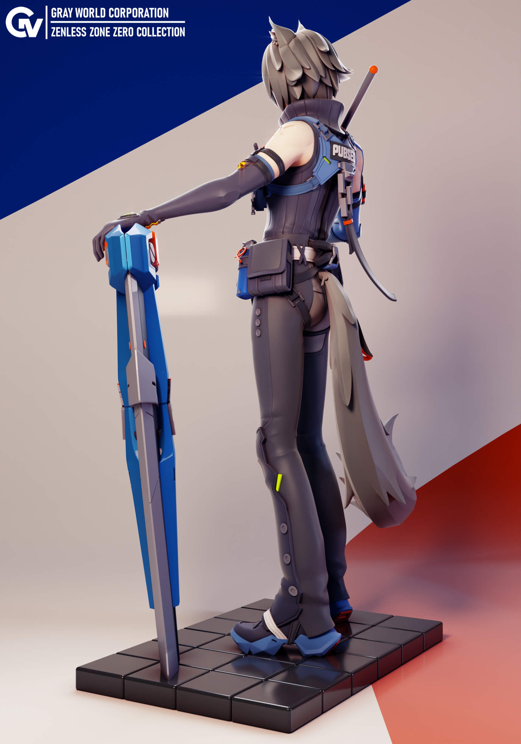 Seth Lowell - Zenless Zone Zero 3D Model by Gray World Corporation