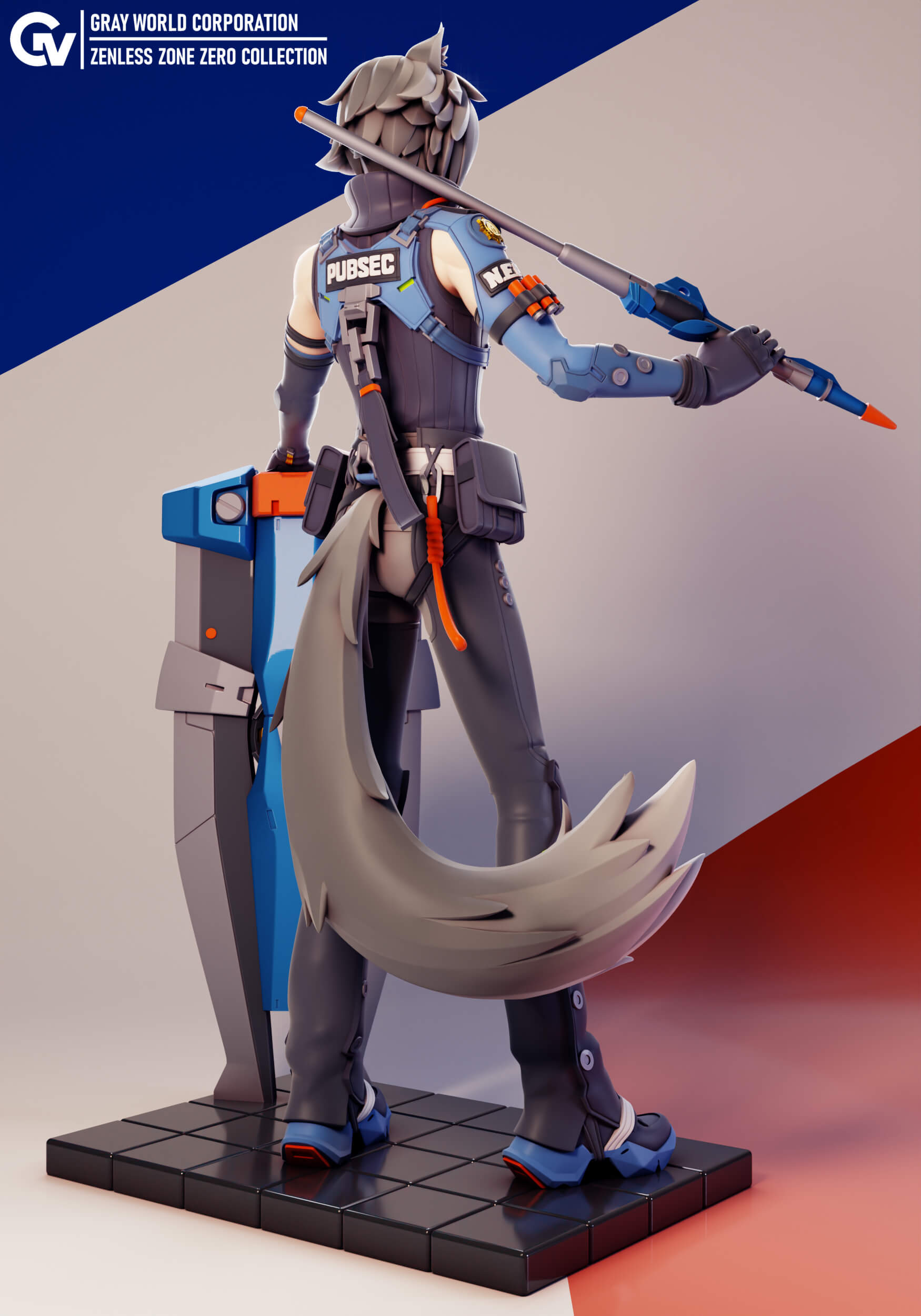 Seth Lowell - Zenless Zone Zero 3D Model by Gray World Corporation