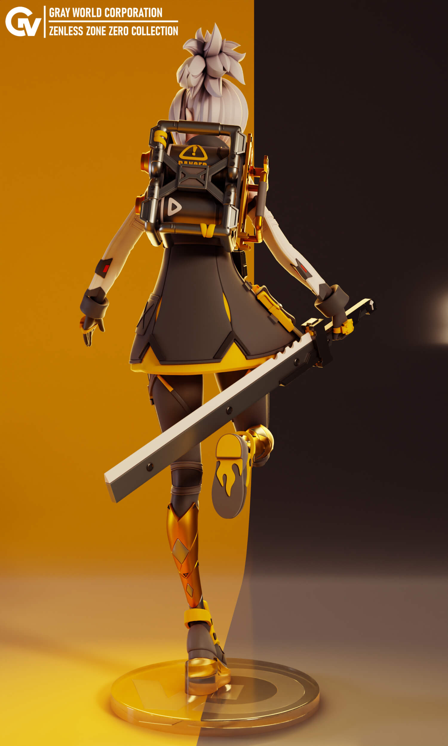 Soldier 11 - Zenless Zone Zero 3D Model by Gray World Corporation