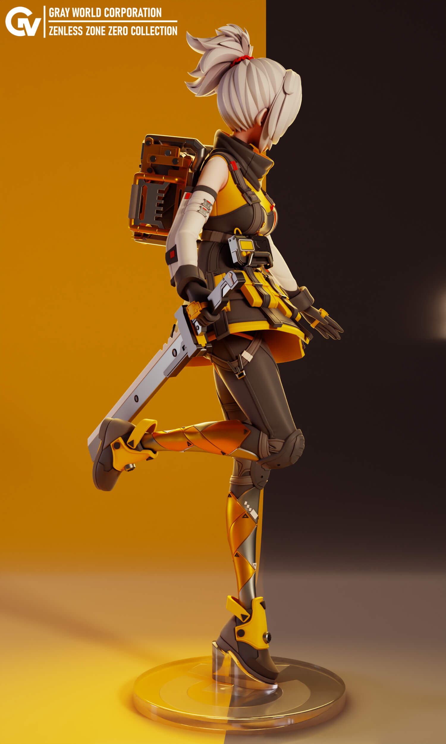 Soldier 11 - Zenless Zone Zero 3D Model by Gray World Corporation