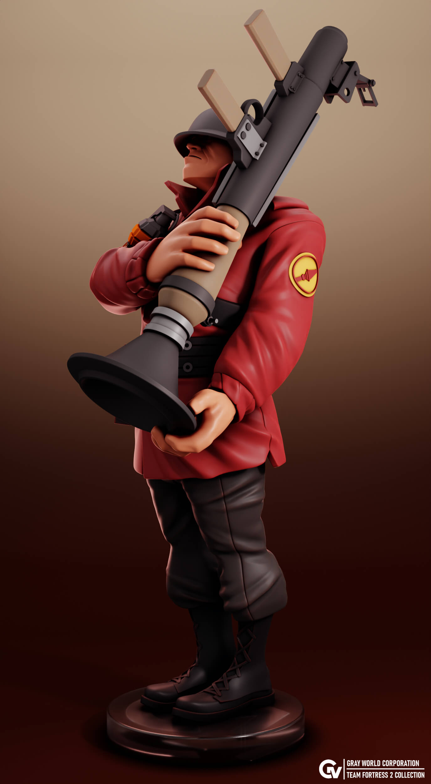 Soldier - Team Fortress 2 3D Model by Gray World Corporation