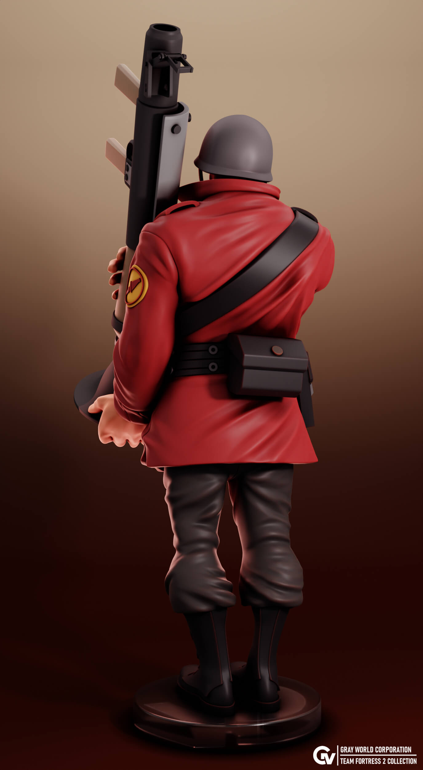 Soldier - Team Fortress 2 3D Model by Gray World Corporation