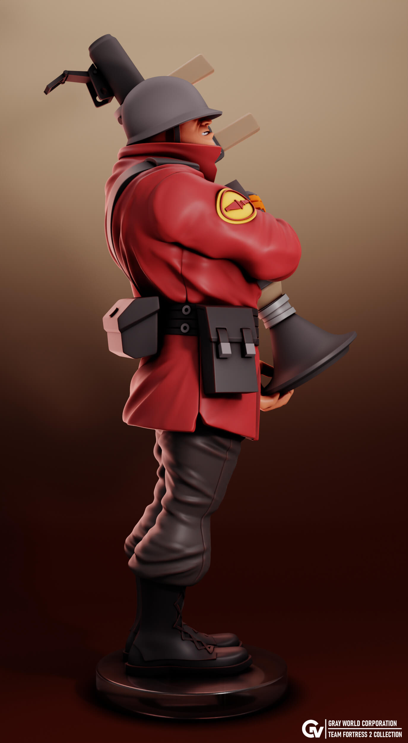 Soldier - Team Fortress 2 3D Model by Gray World Corporation