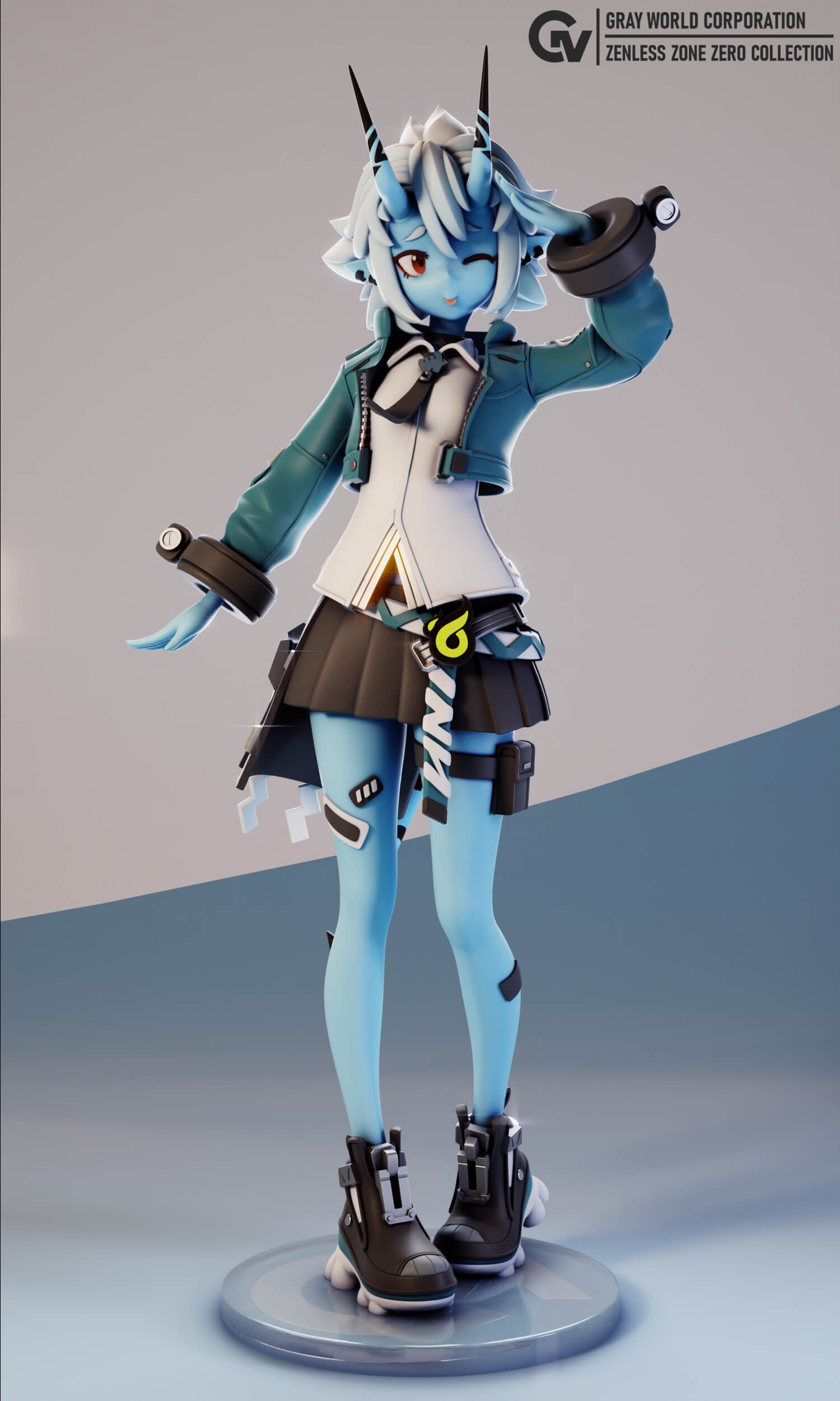 Soukaku - Zenless Zone Zero 3D Model by Gray World Corporation