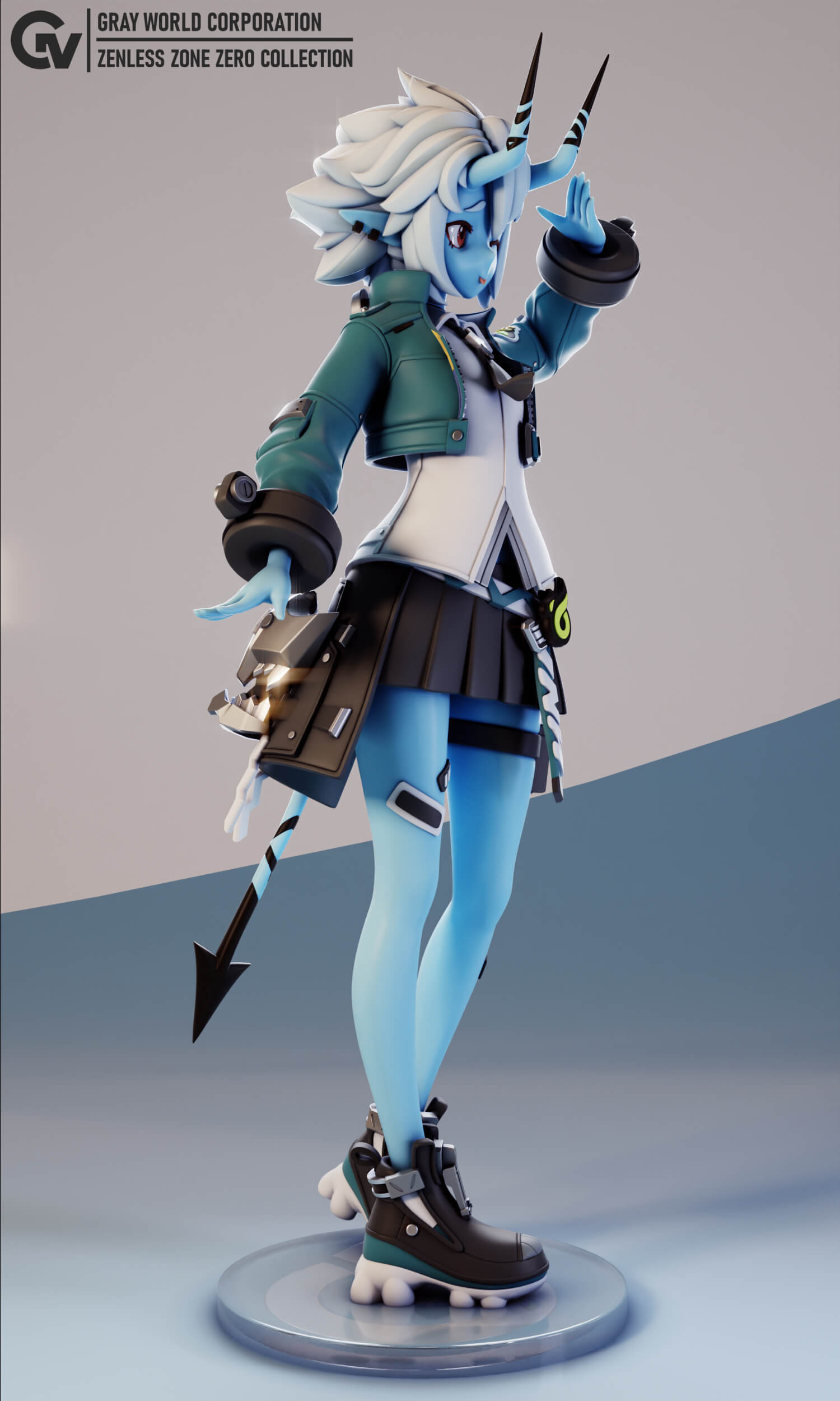 Soukaku - Zenless Zone Zero 3D Model by Gray World Corporation