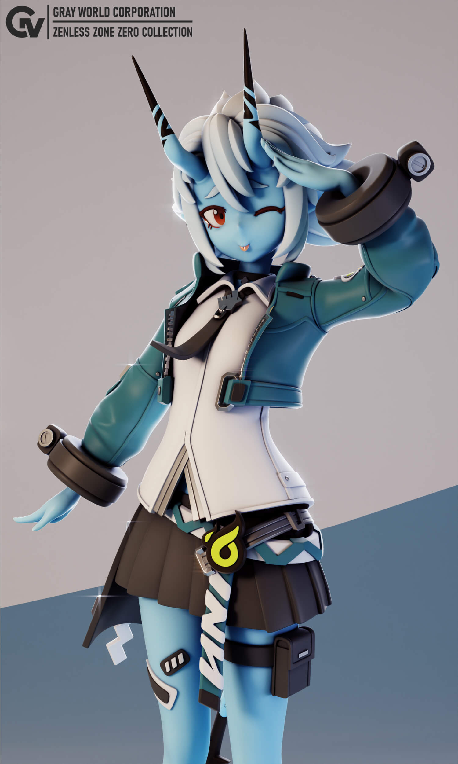 Soukaku - Zenless Zone Zero 3D Model by Gray World Corporation