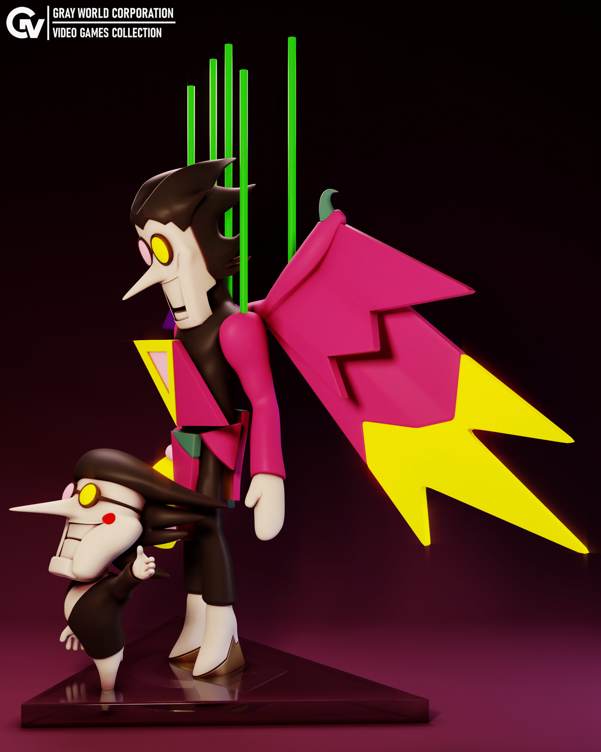 Spamton - Deltarune 3D Model by Gray World Corporation