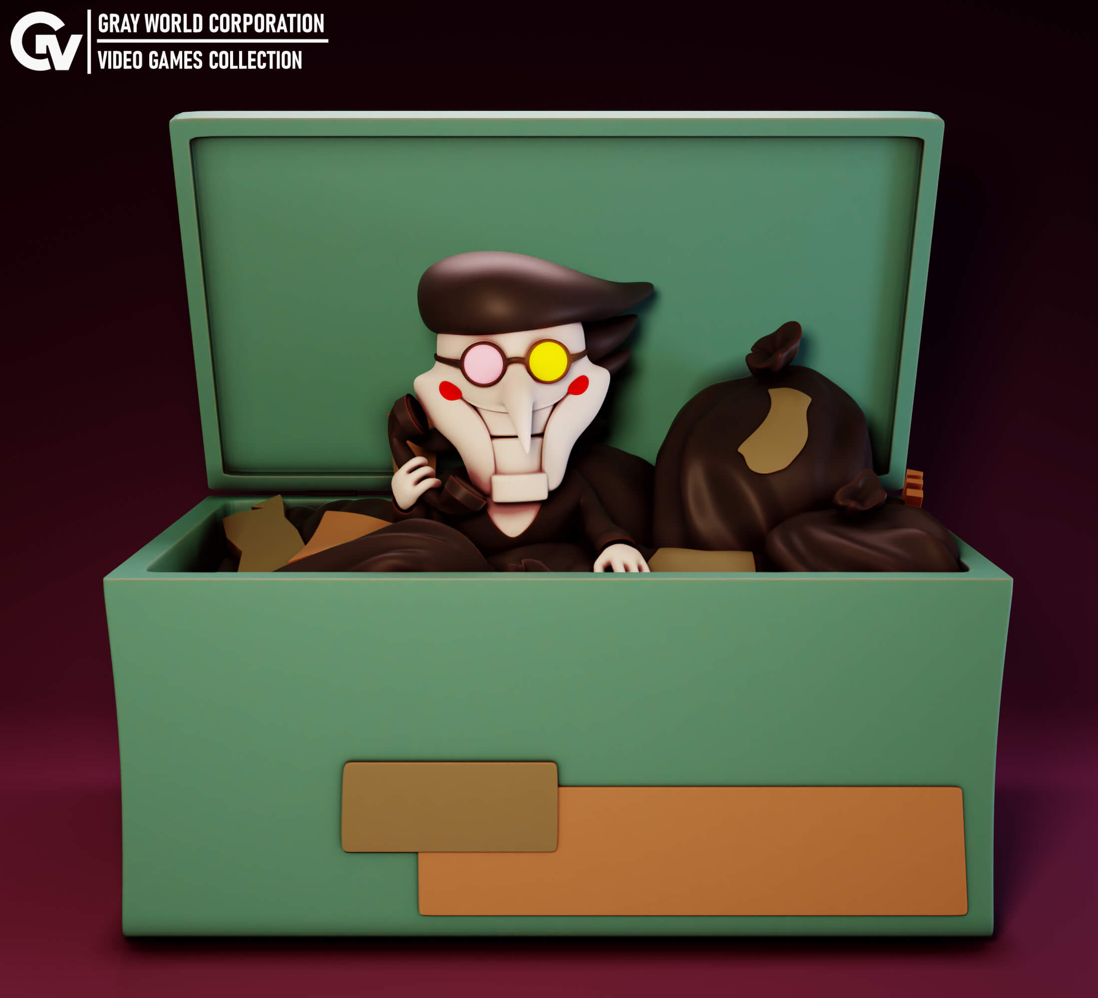 Spamton - Deltarune 3D Model by Gray World Corporation