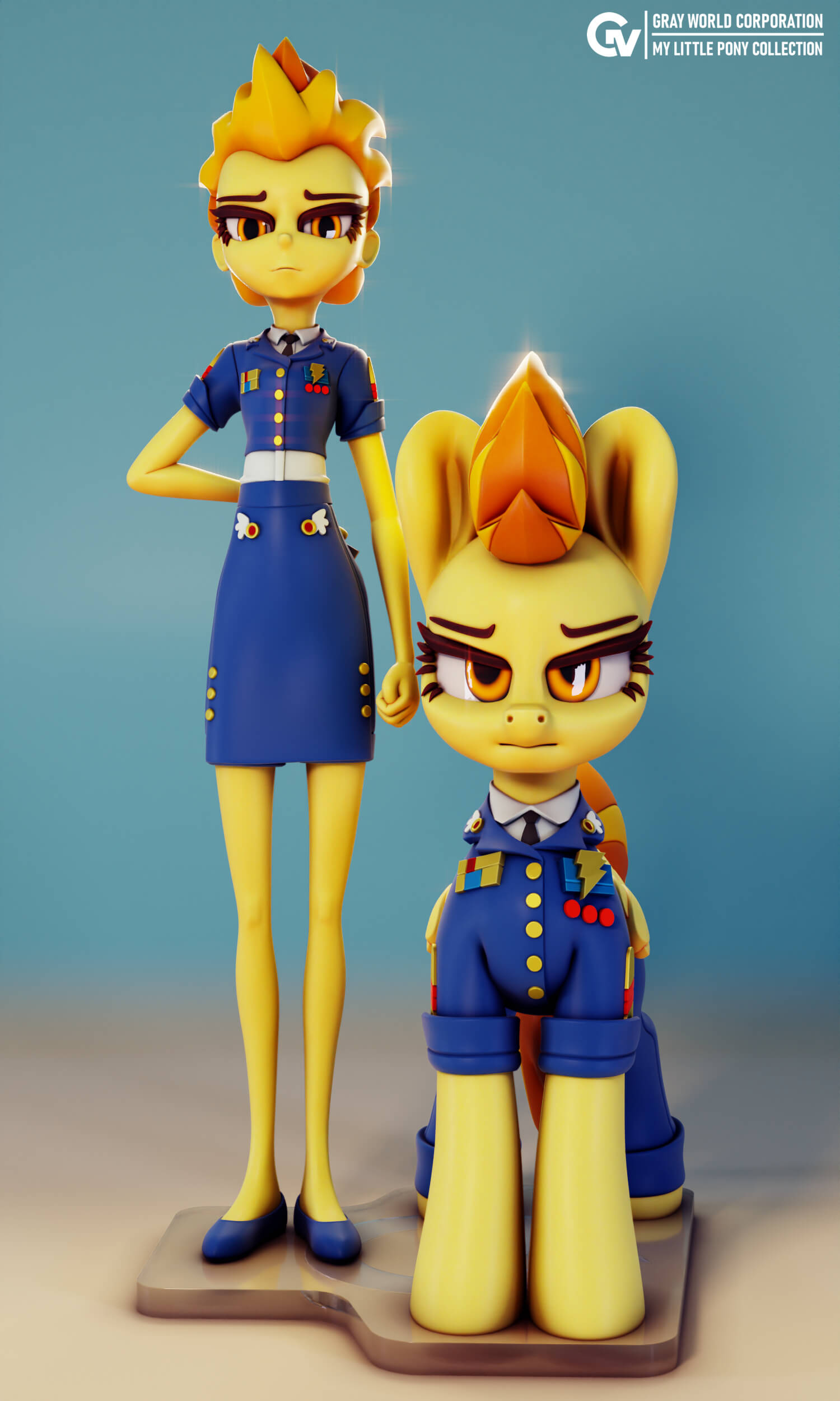 Spitfire - My Little Pony 3D Model by Gray World Corporation