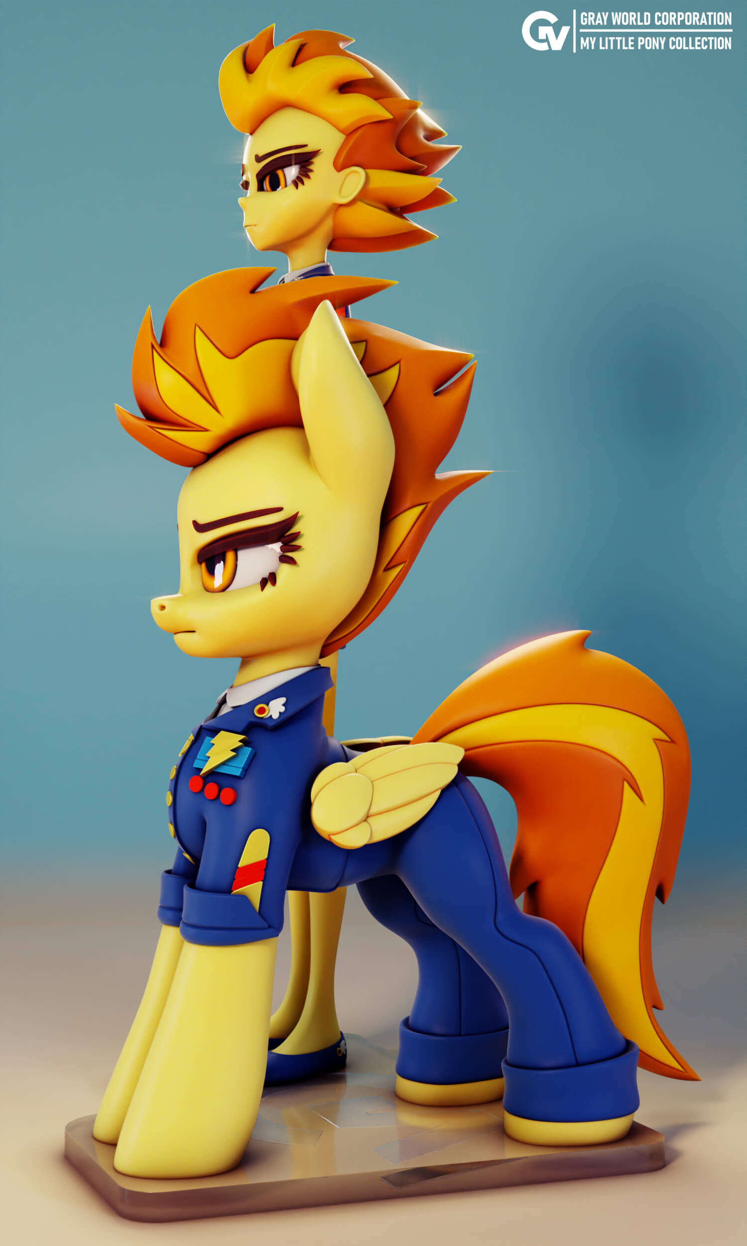 Spitfire - My Little Pony 3D Model by Gray World Corporation