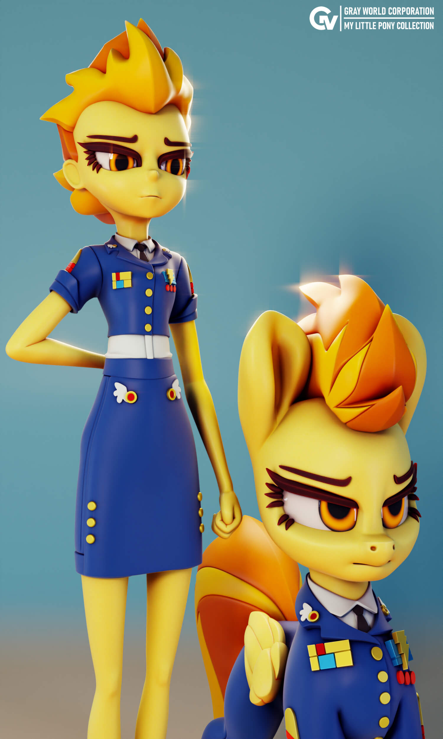 Spitfire - My Little Pony 3D Model by Gray World Corporation