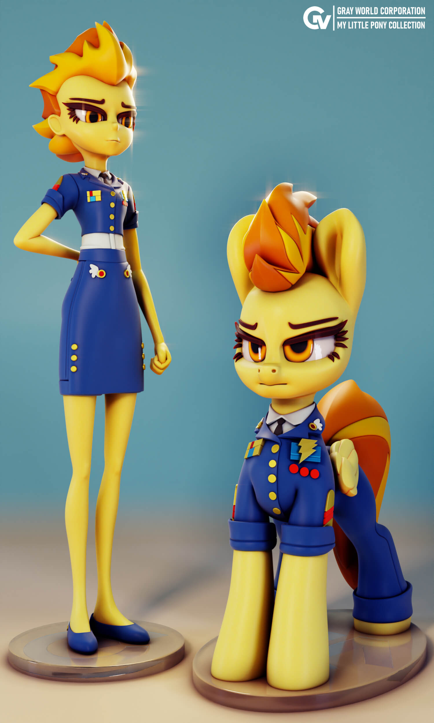 Spitfire - My Little Pony 3D Model by Gray World Corporation