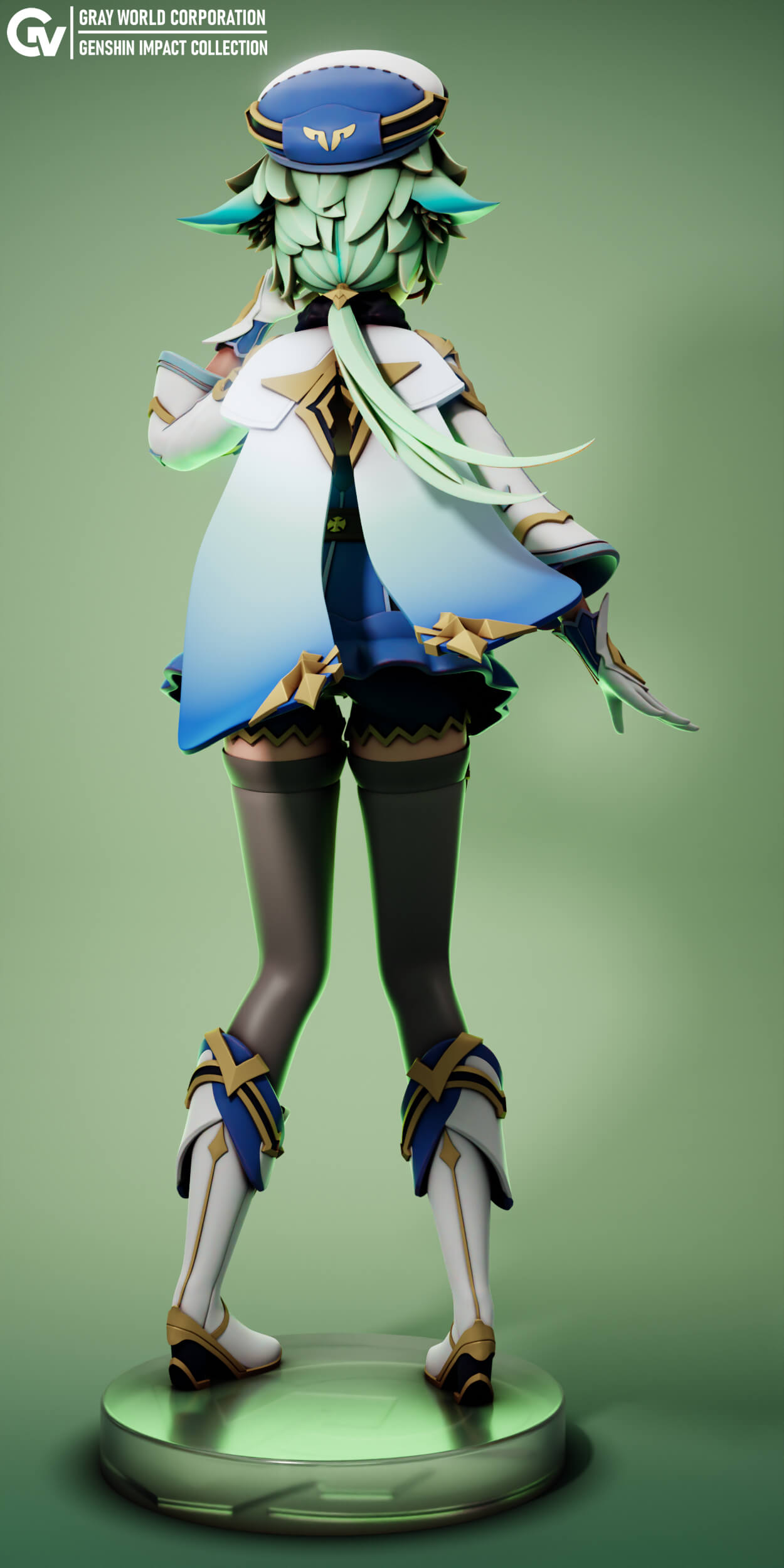 Sucrose - Genshin Impact 3D Model by Gray World Corporation