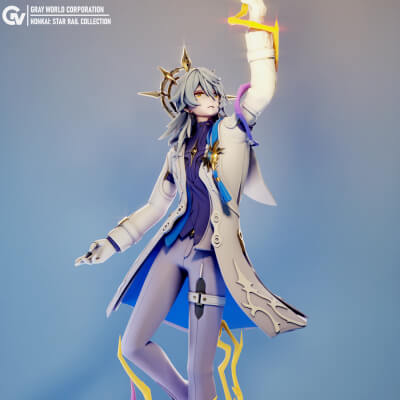 Sunday - Honkai: Star Rail 3D Model by Gray World Corporation