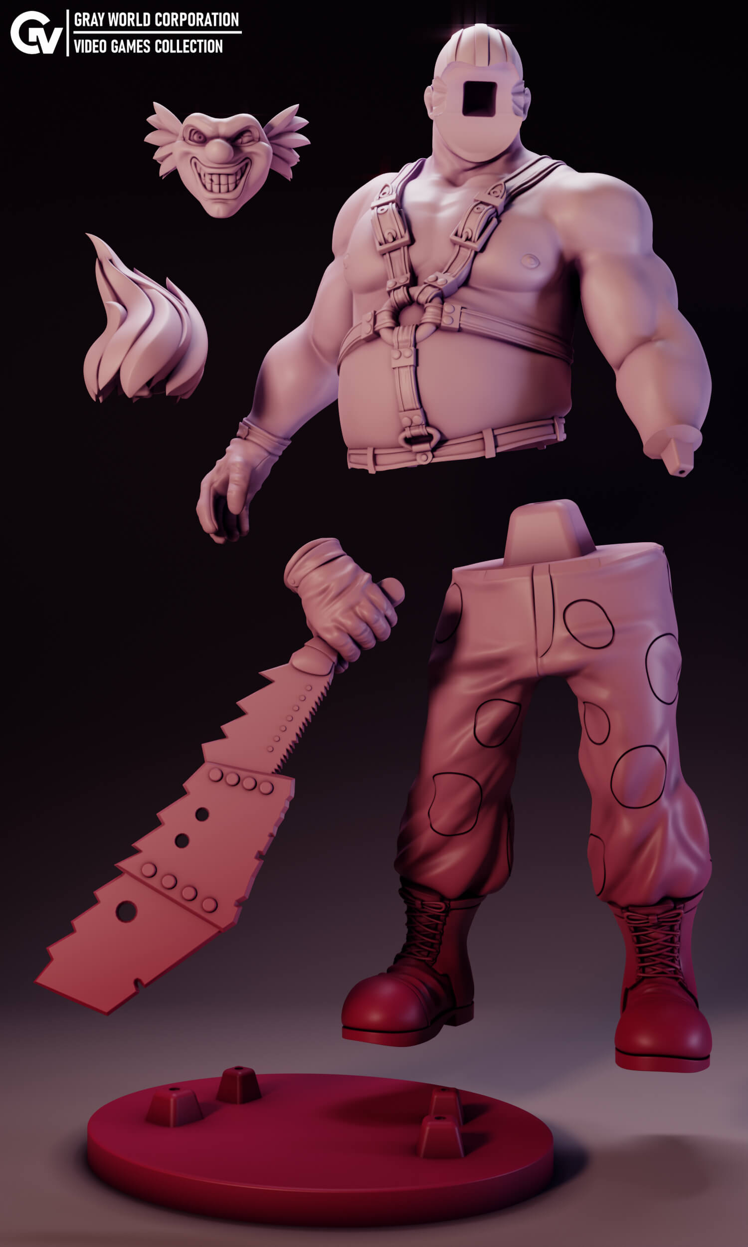 Sweet Tooth - Twisted Metal 3D Model by Gray World Corporation