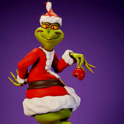 The Grinch - How The Grinch Stole Christmas 3D Model by Gray World ...