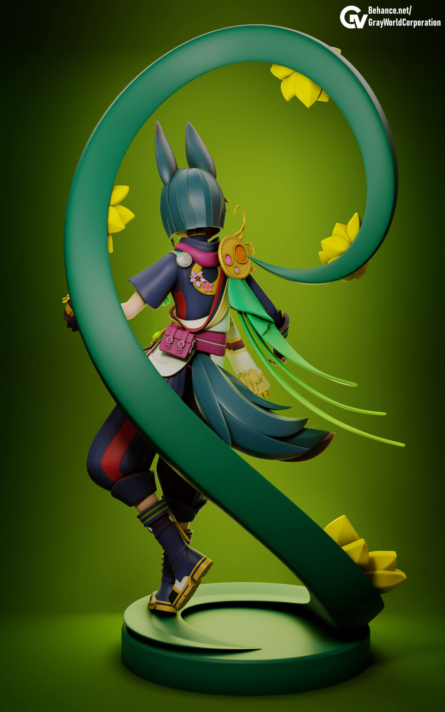 Tighnari - Genshin Impact 3D Model by Gray World Corporation