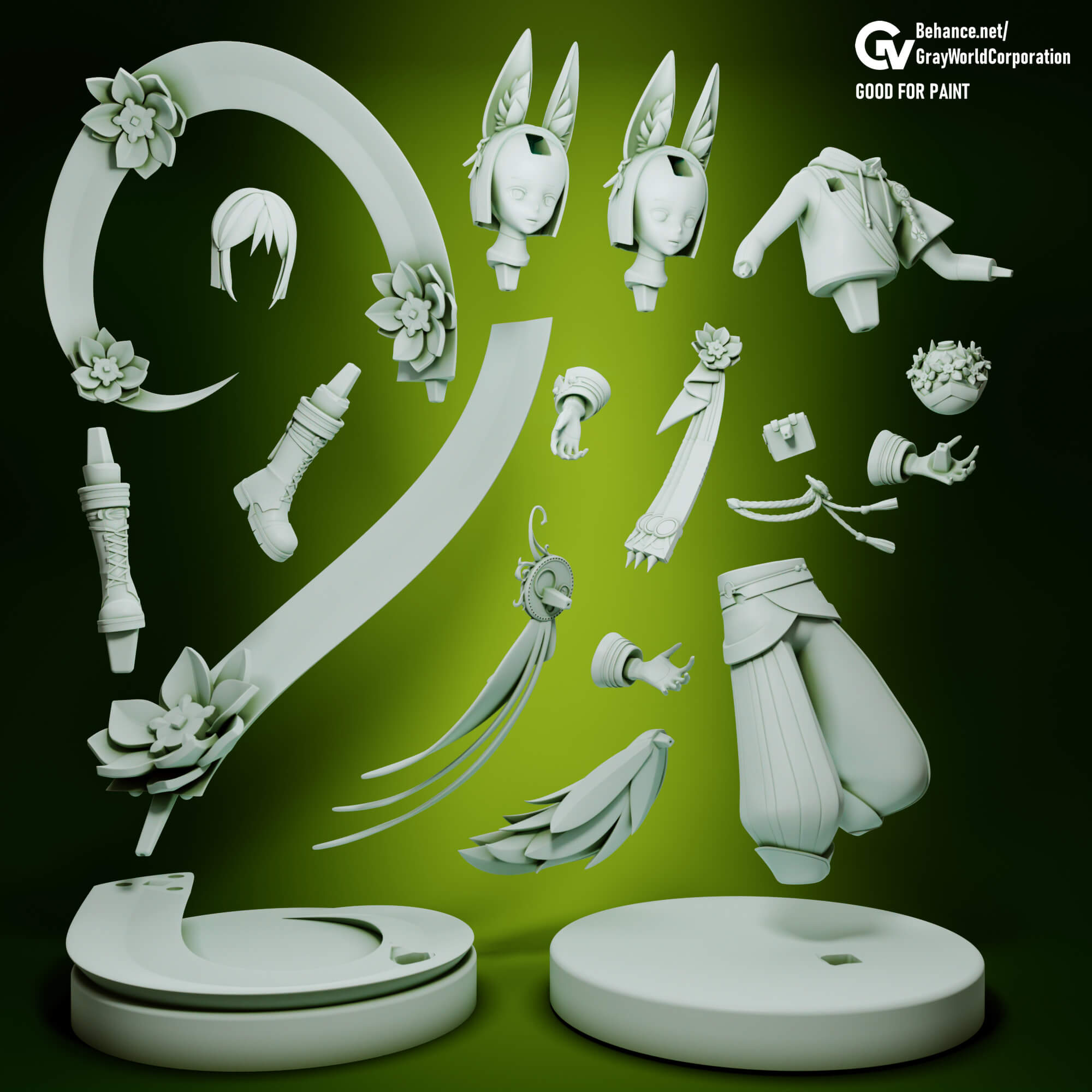 Tighnari Genshin Impact 3d Print Model By Gray World Corporation