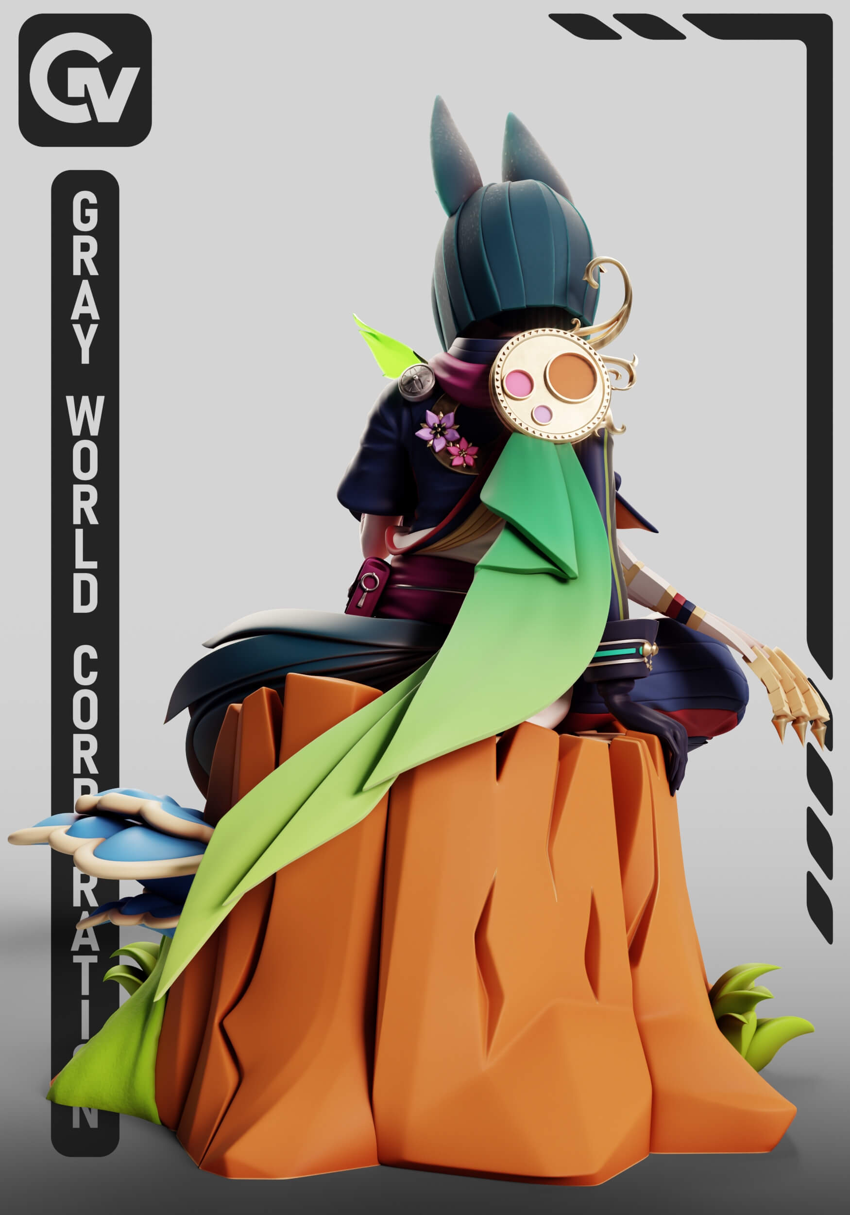 Tighnari 2 - Genshin Impact 3D Print Model by Gray World Corporation