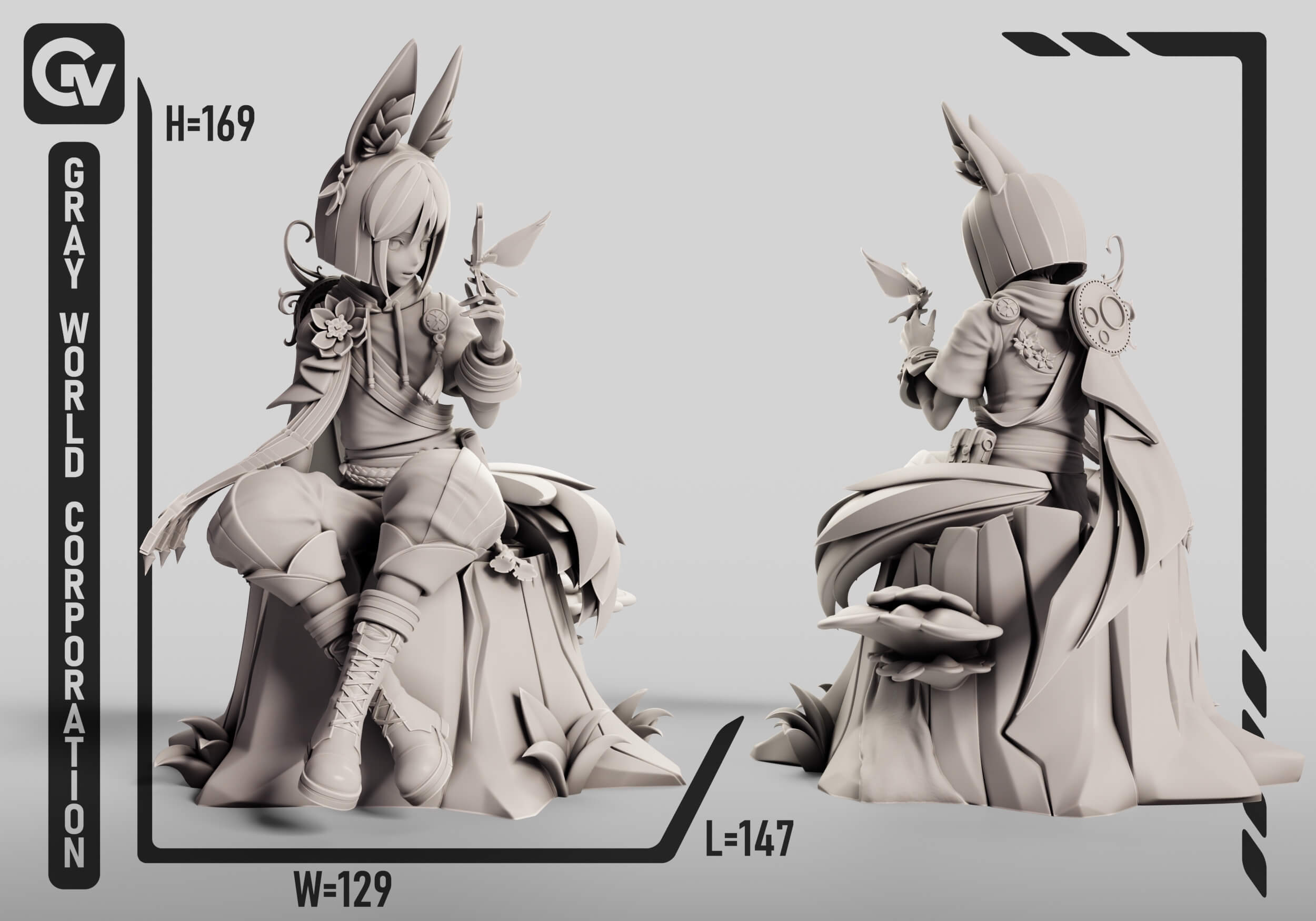 Tighnari 2 - Genshin Impact 3D Model by Gray World Corporation