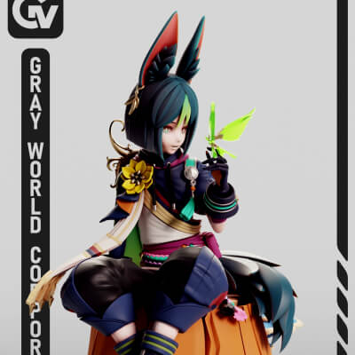 Tighnari 2 - Genshin Impact 3D Model by Gray World Corporation