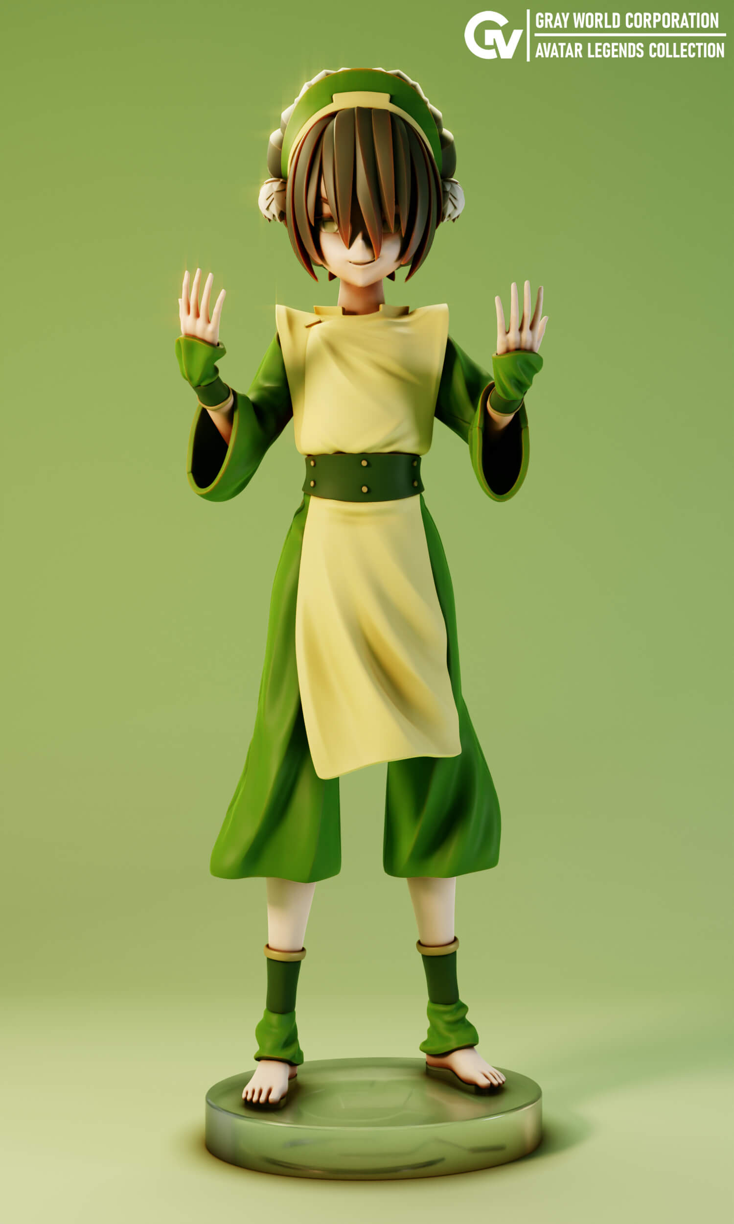 Toph Beifong - Avatar: The Last Airbender 3D Print Model by Gray World ...