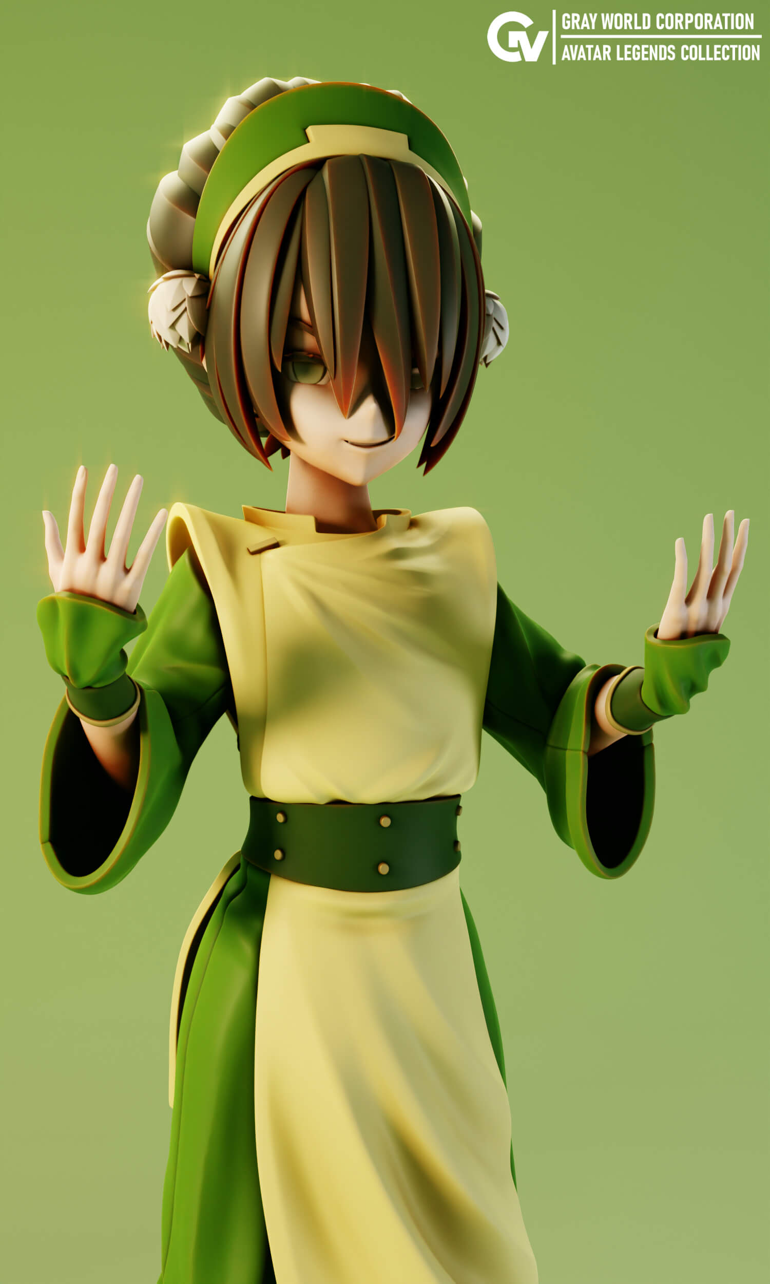 Toph Beifong - Avatar: The Last Airbender 3D Model by Gray World ...