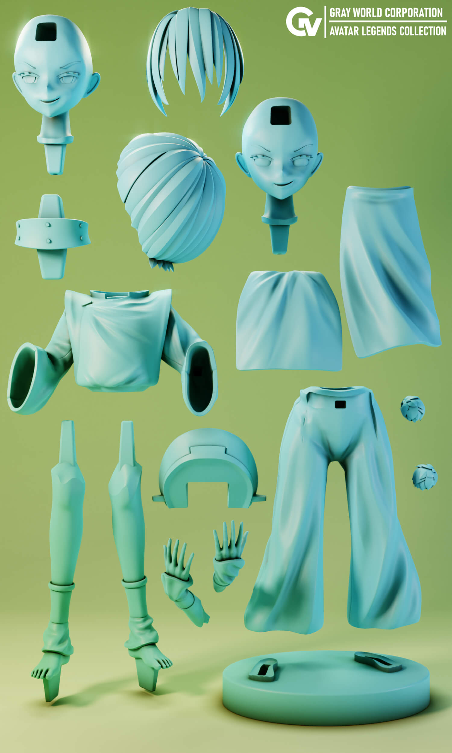 Toph Beifong - Avatar: The Last Airbender 3D Model by Gray World ...