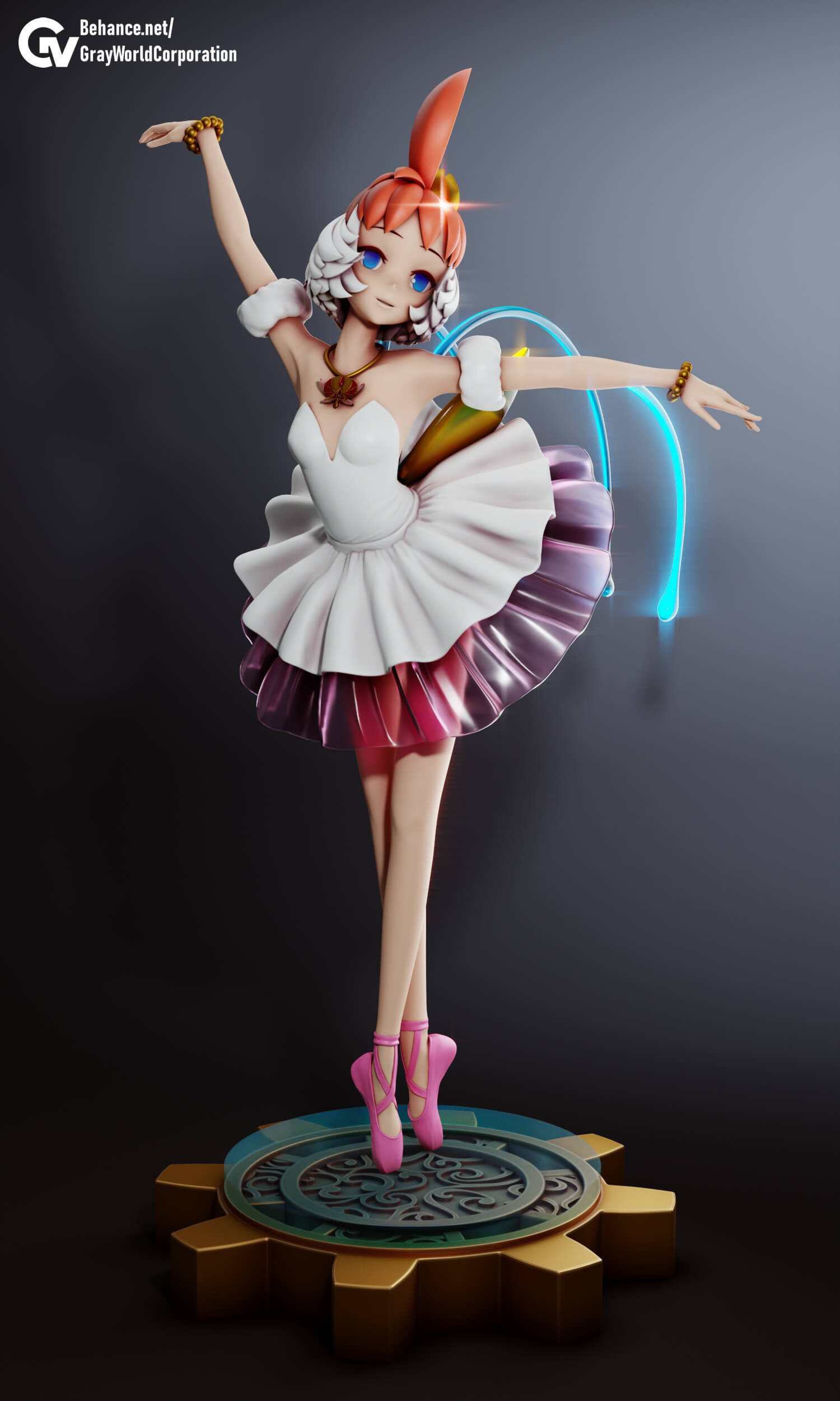 Tutu - Princess Tutu 3D Model by Gray World Corporation