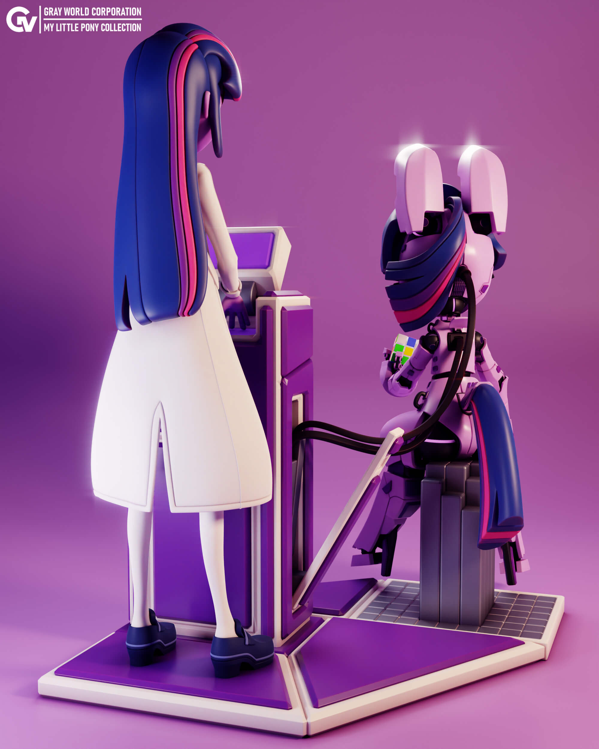Twilight Sparkle "EG+Bot" - My Little Pony 3D Model by Gray World ...