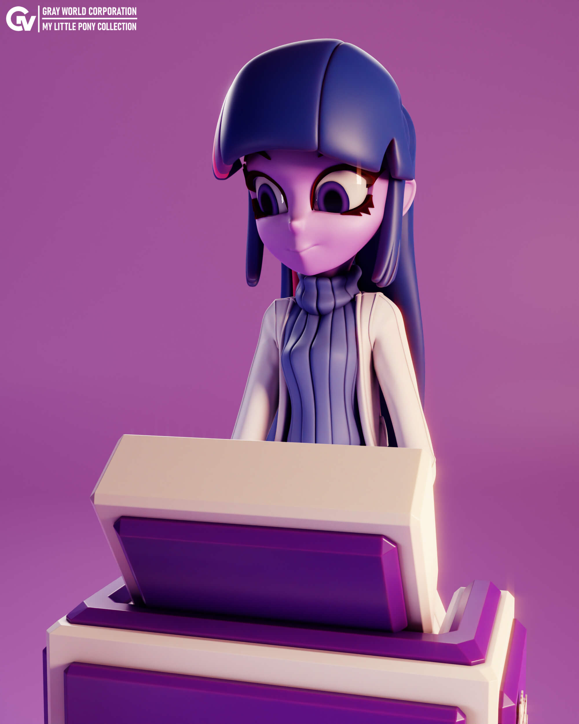 Twilight Sparkle "EG+Bot" - My Little Pony 3D Model by Gray World ...