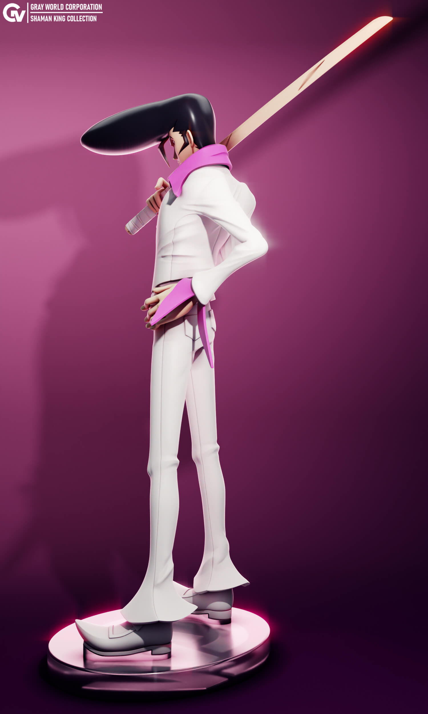 Umemiya Ryunosuke - Shaman King 3D Print Model by Gray World Corporation