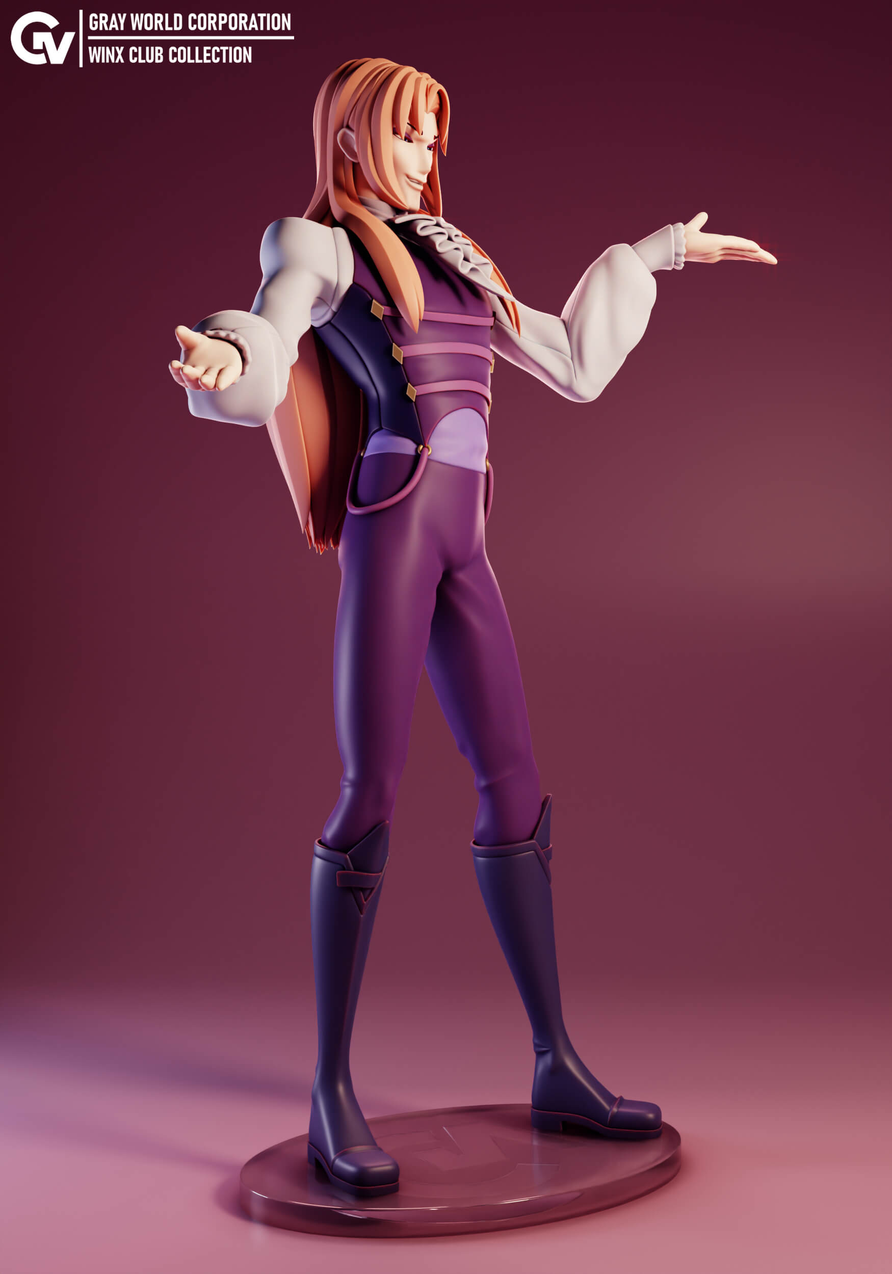 Valtor 2 - Winx Club 3D Model by Gray World Corporation