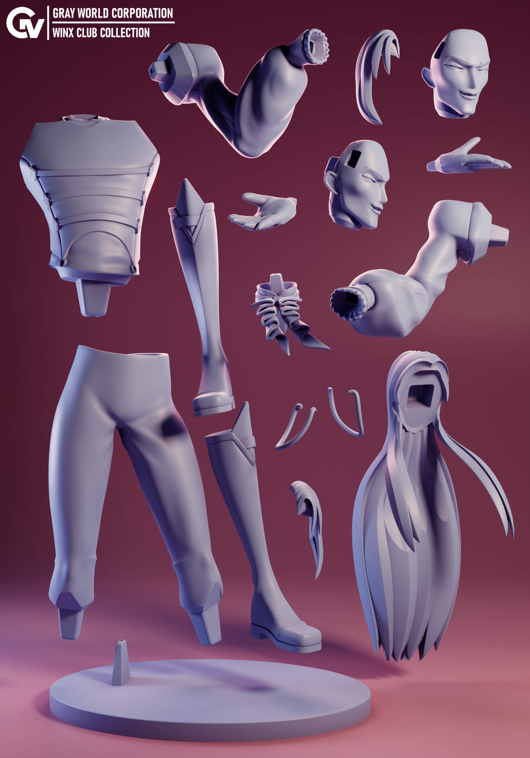 Valtor 2 Winx Club 3d Print Model By Gray World Corporation 5679