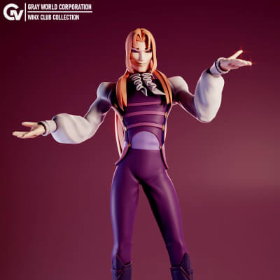 Valtor 2 - Winx Club 3D Model by Gray World Corporation
