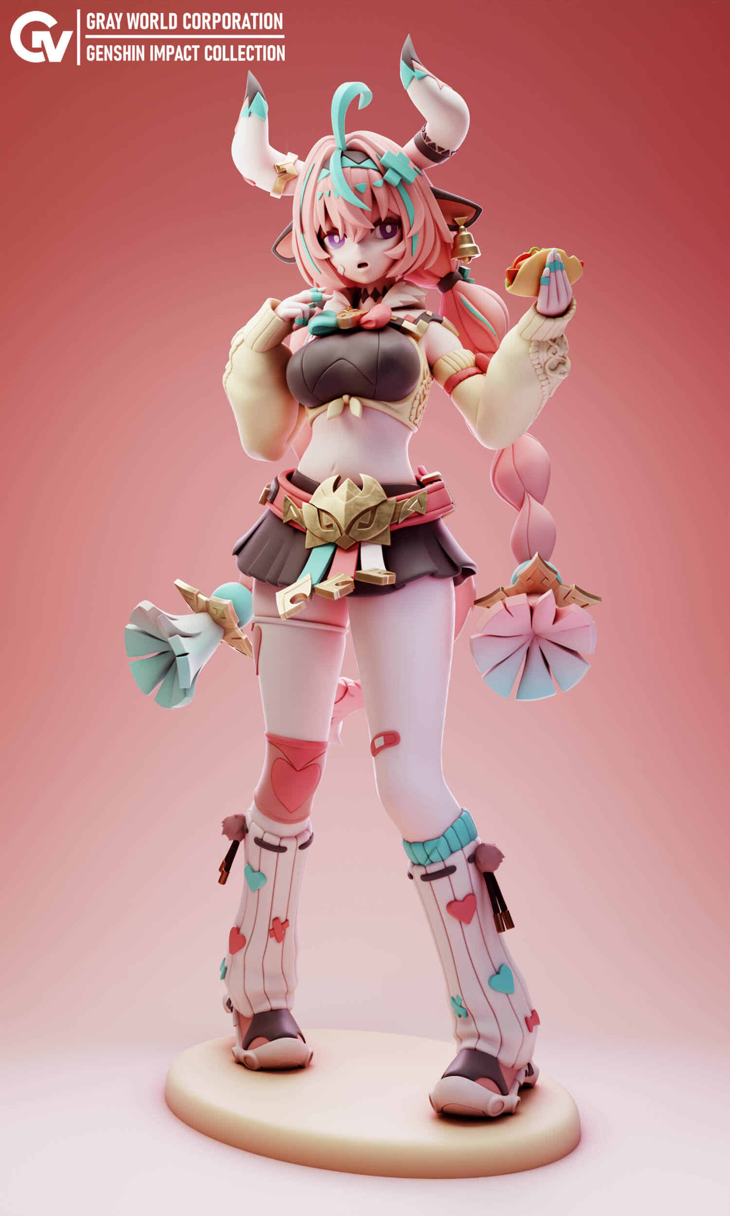 Varesa - Genshin Impact 3D Model by Gray World Corporation