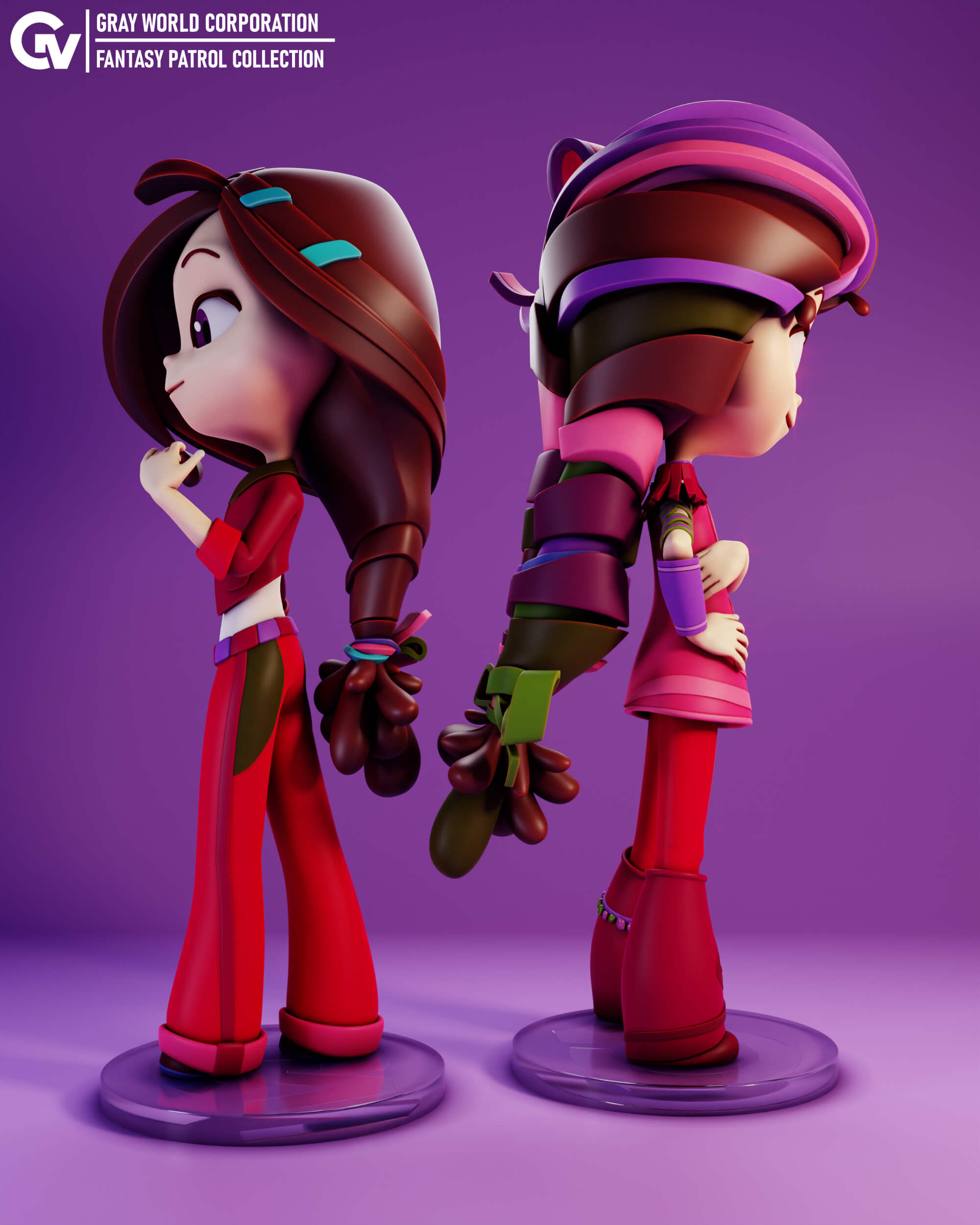 Varya - Fantasy Patrol 3D Print Model by Gray World Corporation