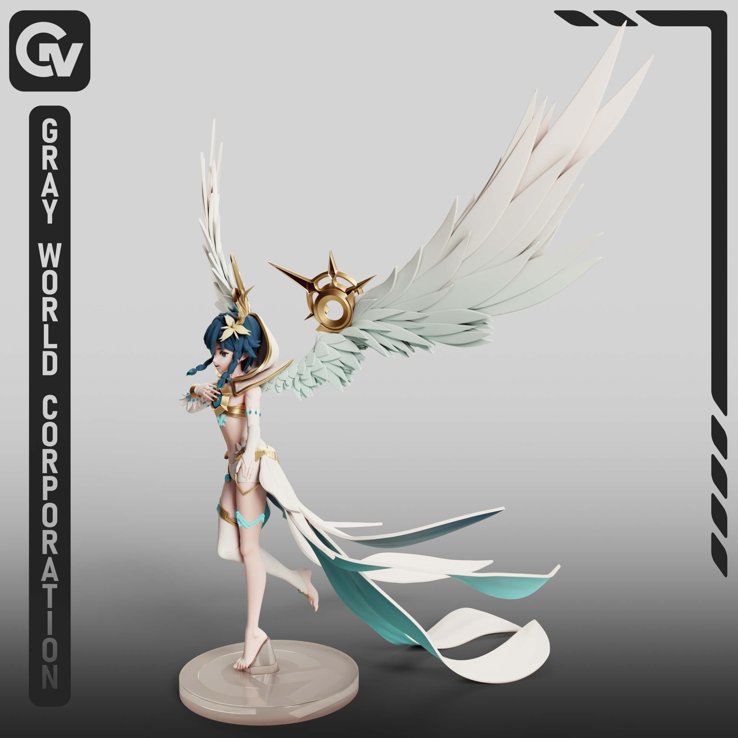 Venti "Ancient God" - Genshin Impact 3D Model by Gray World Corporation